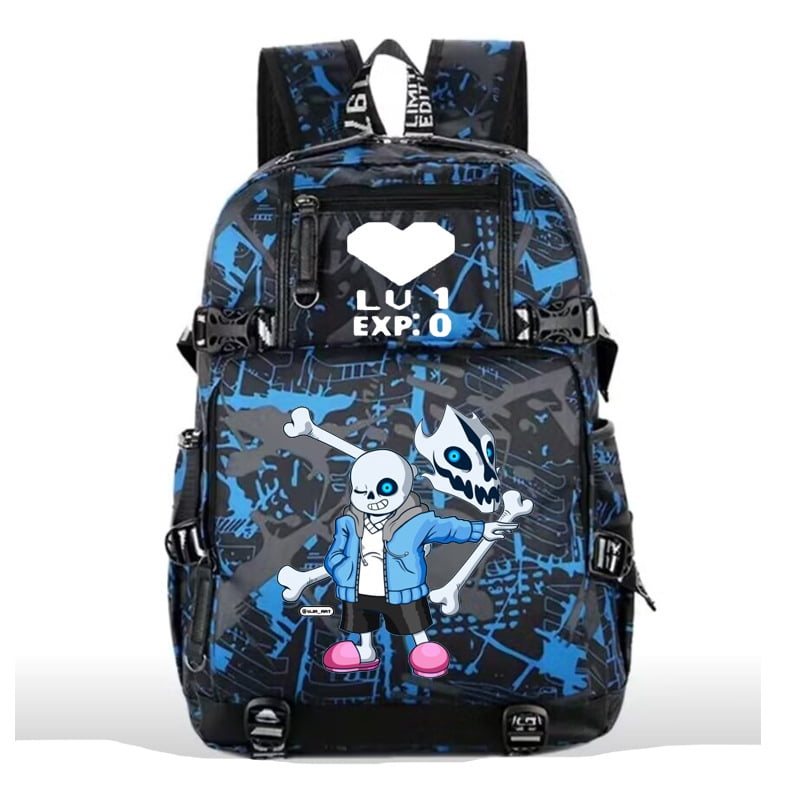Undertale Flowey Sans Anime Backpacks Cartoon Laptop Backpack Daypack ...