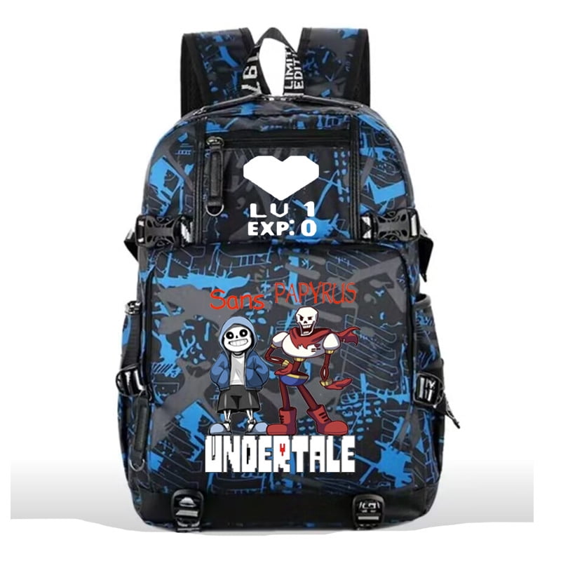 Undertale Flowey sans Anime Backpacks Cartoon Laptop Backpack Daypack ...