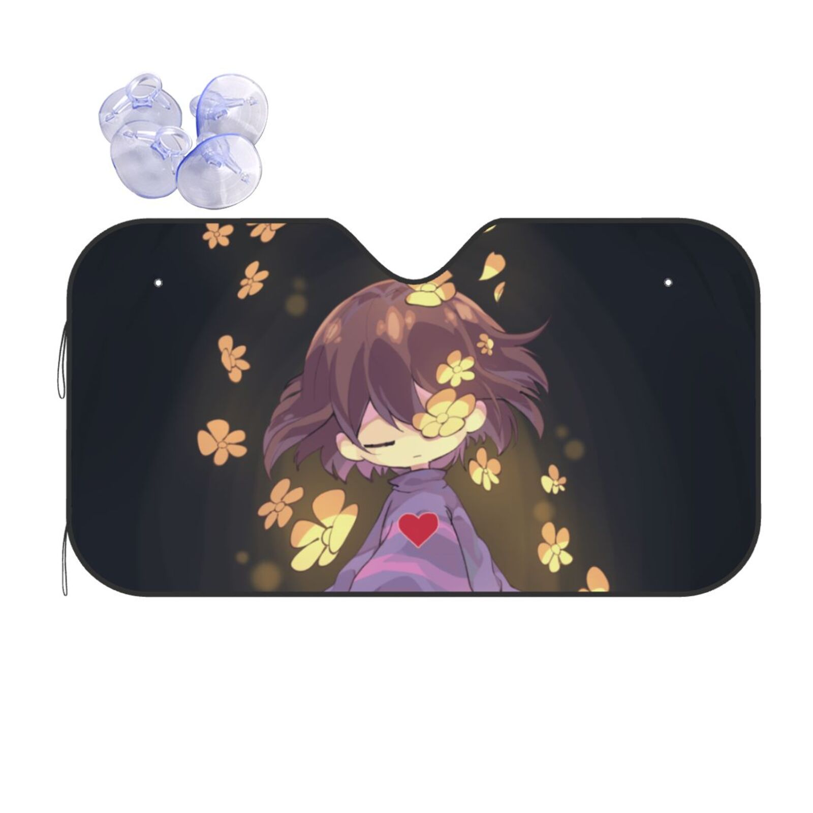 Undertale Frisk Car Windshield Sun Shade Accessories Foldable ...