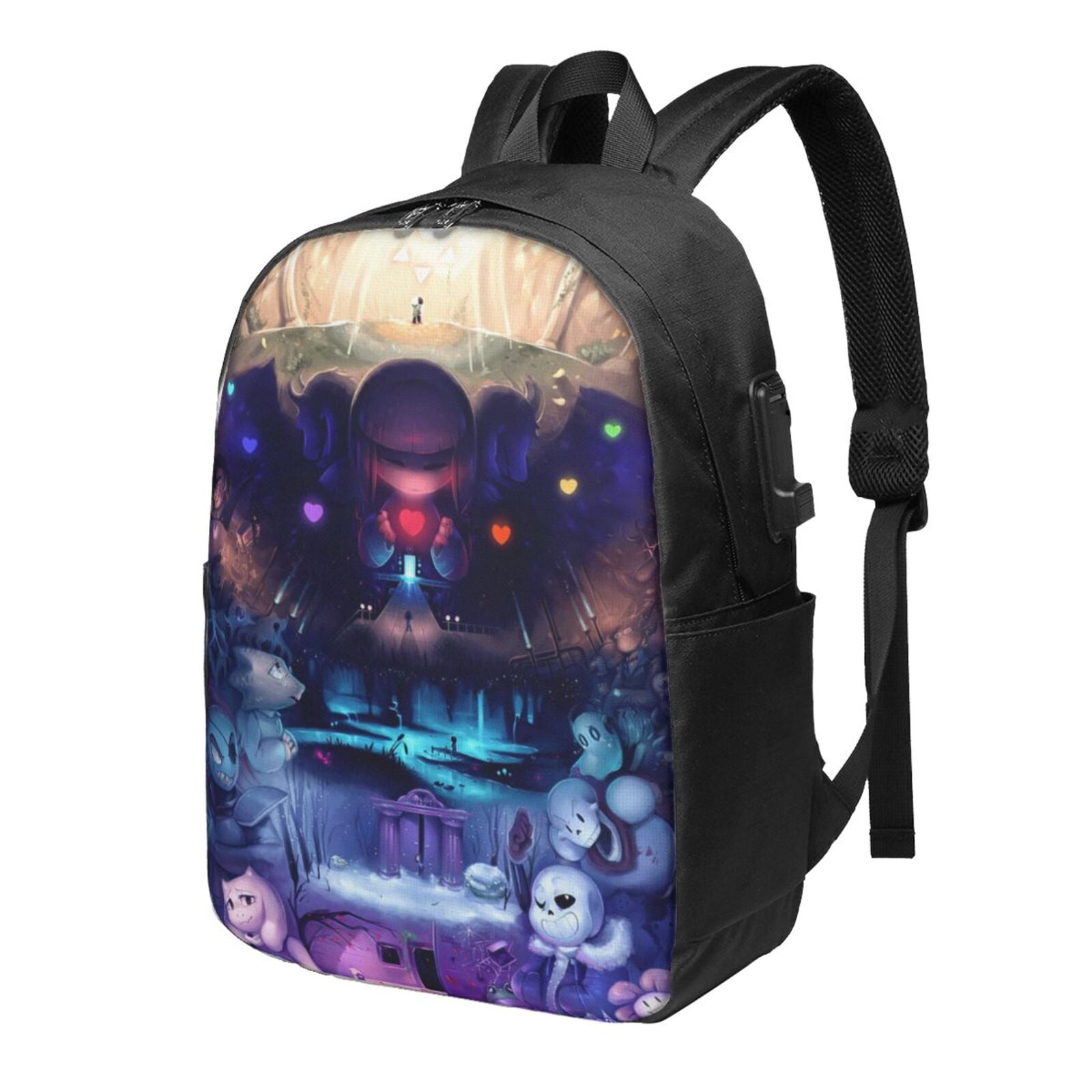Undertale Frisk Game Backpack Laptop Daypack School Bag Bookbag Student ...
