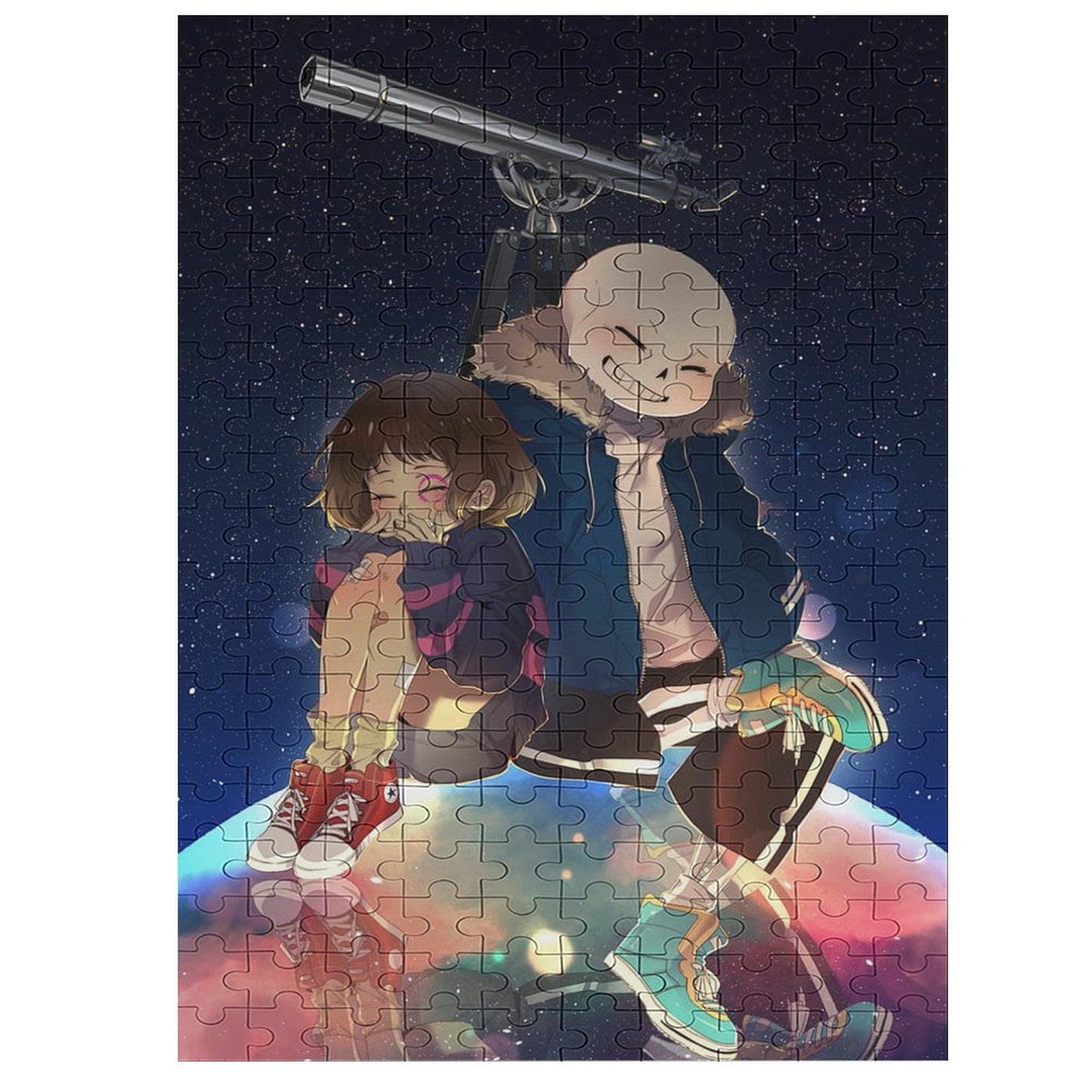 Undertale Frisk Sans Jigsaw Puzzles Interlocking Puzzles Home Decor ...