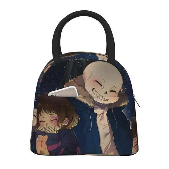 Undertale Frisk Sans Portable Lunch Bag Insulation Meal Bag Lunchbag ...
