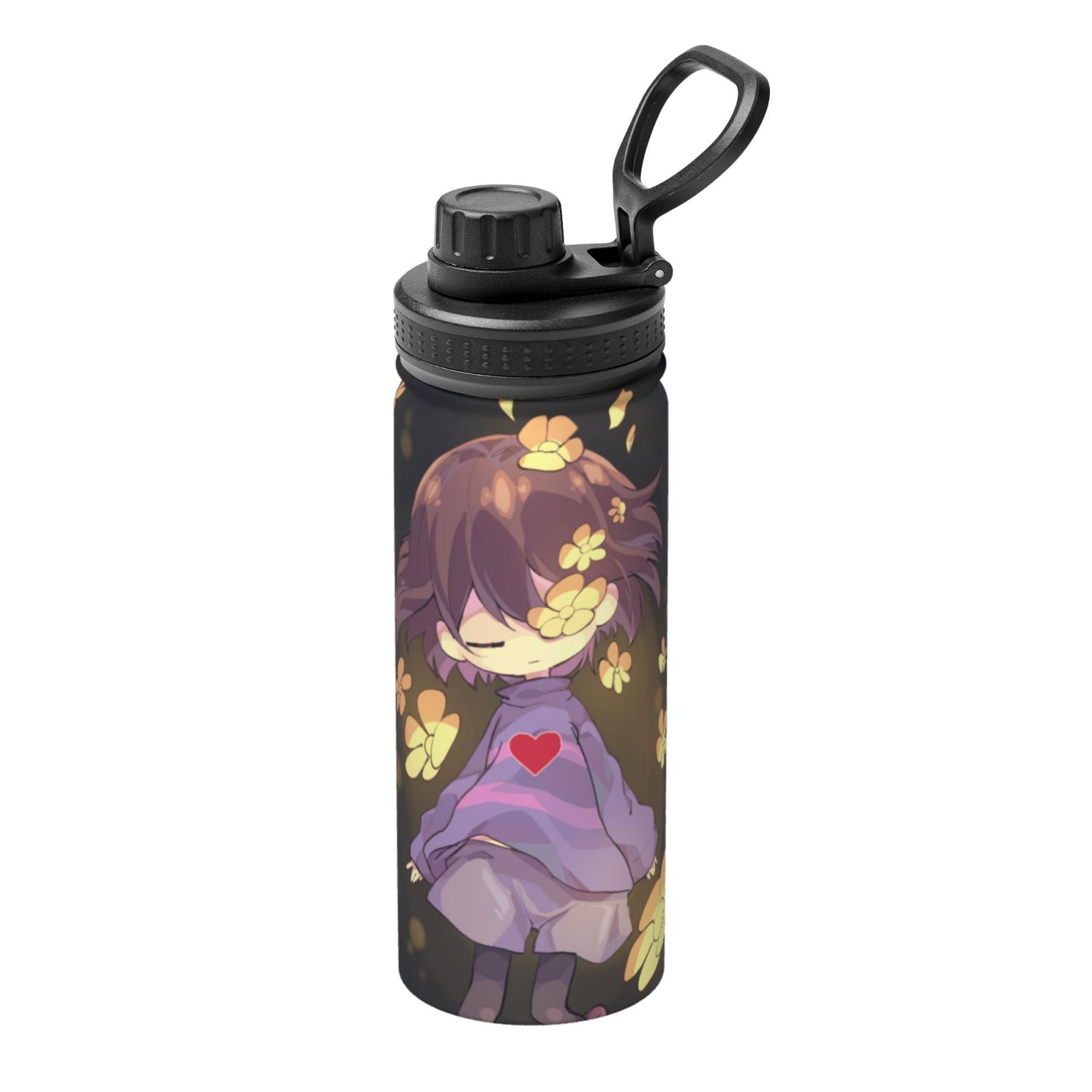 Undertale Frisk Unisex Sports Insulated Water Bottles Kettle Stainless ...