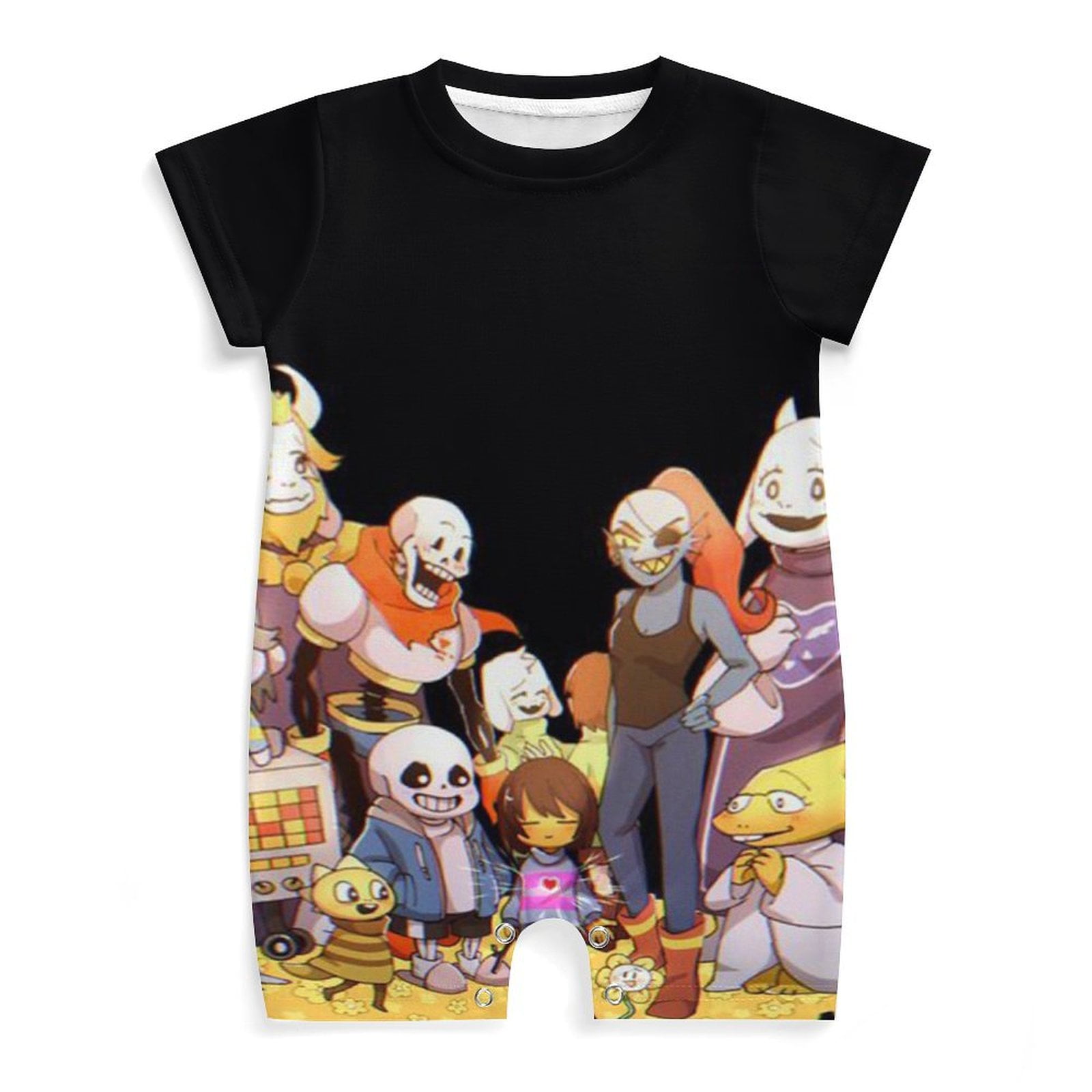 Undertale Game Baby Romper Jumpsuit Summer Short Sleeve One-Piece ...