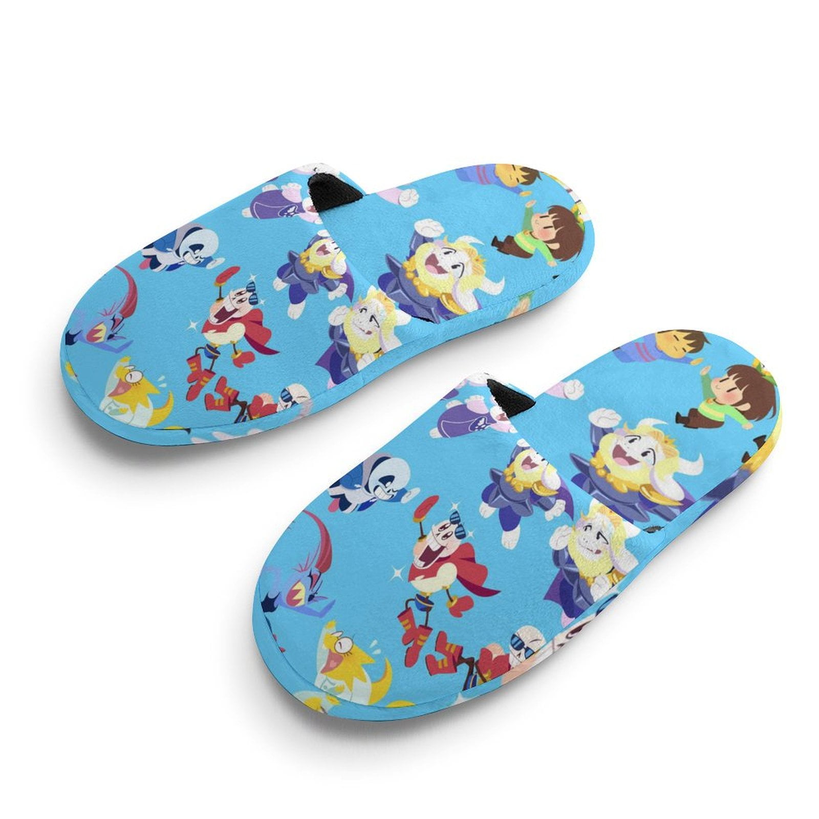Undertale Game Characters Kid's Cotton Slippers Flannel Plush Soft ...