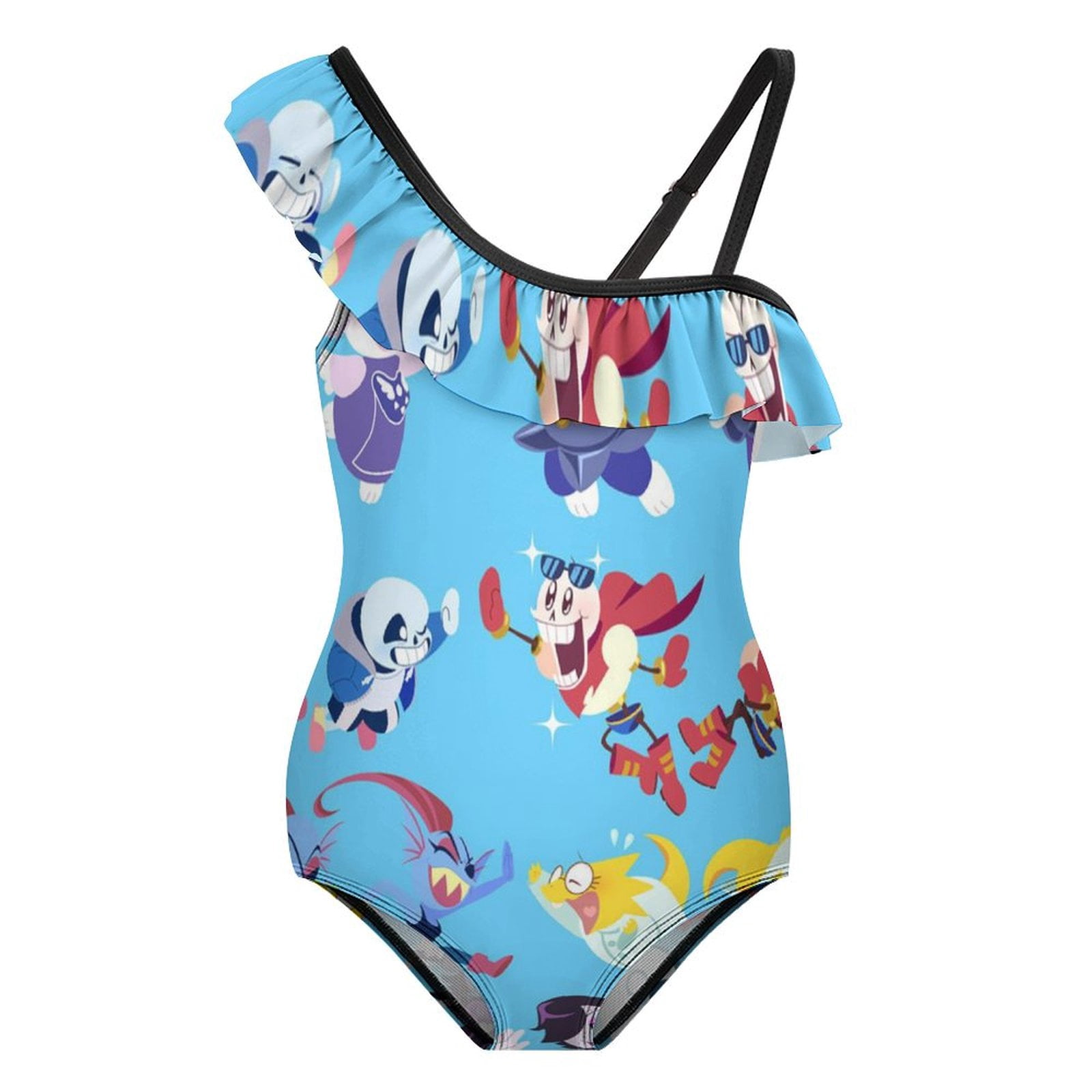Undertale Game Characters Kids Swimsuit Swimwear Adjustable One ...