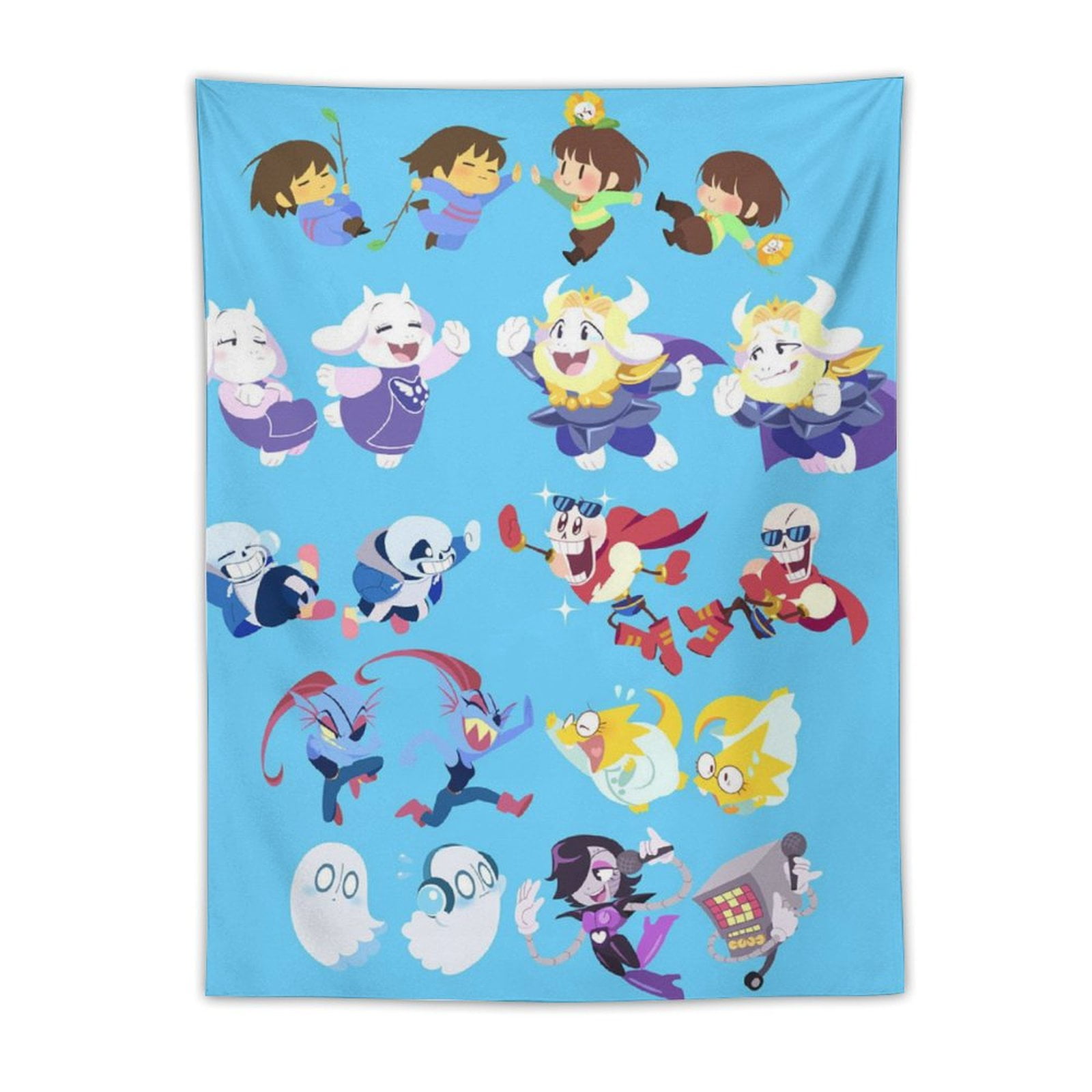 Undertale Game Characters Tapestry Luxury Wall Hanging Tapestries Decor ...
