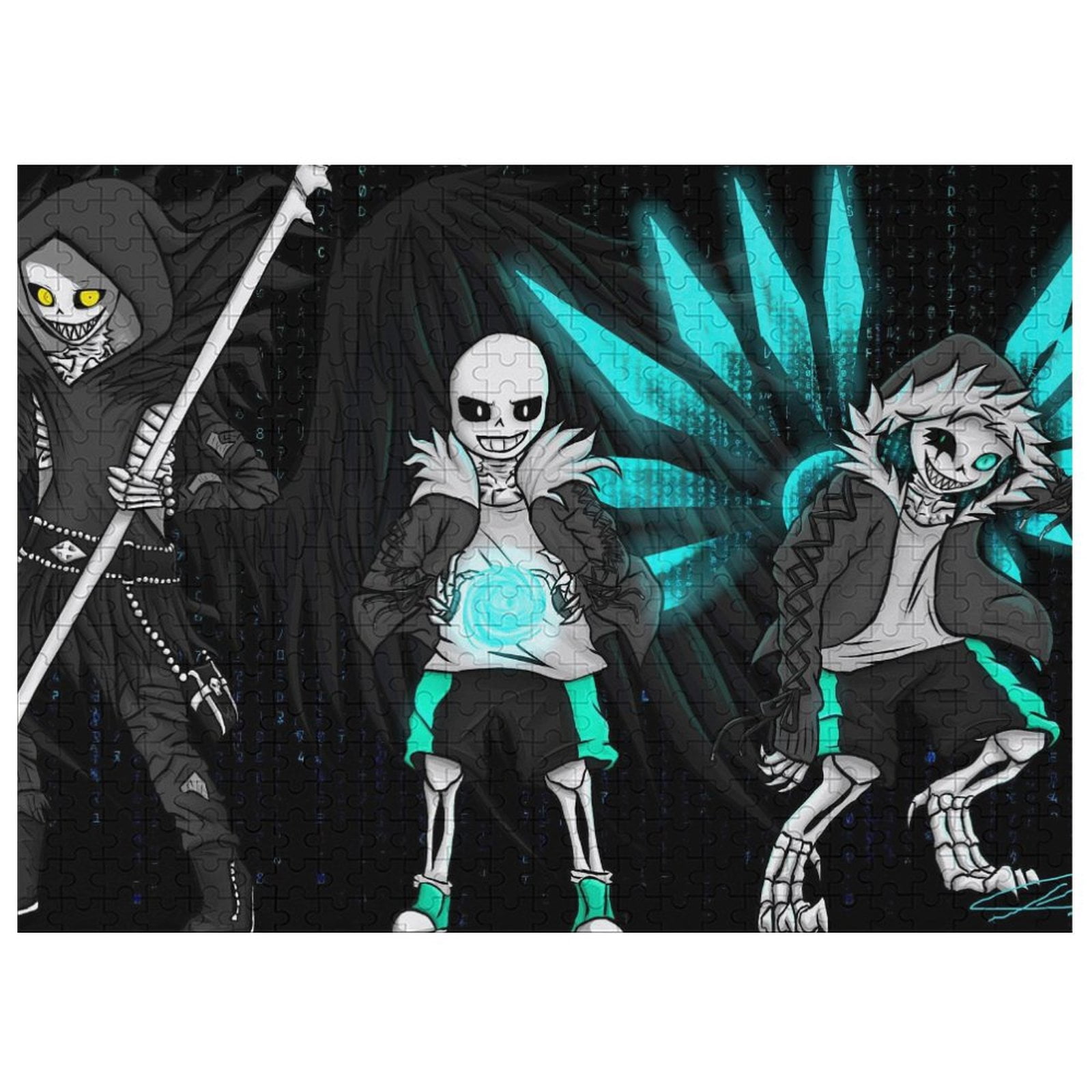 Undertale Game Jigsaw Puzzles Interlocking Puzzles Home Decor Birthday ...