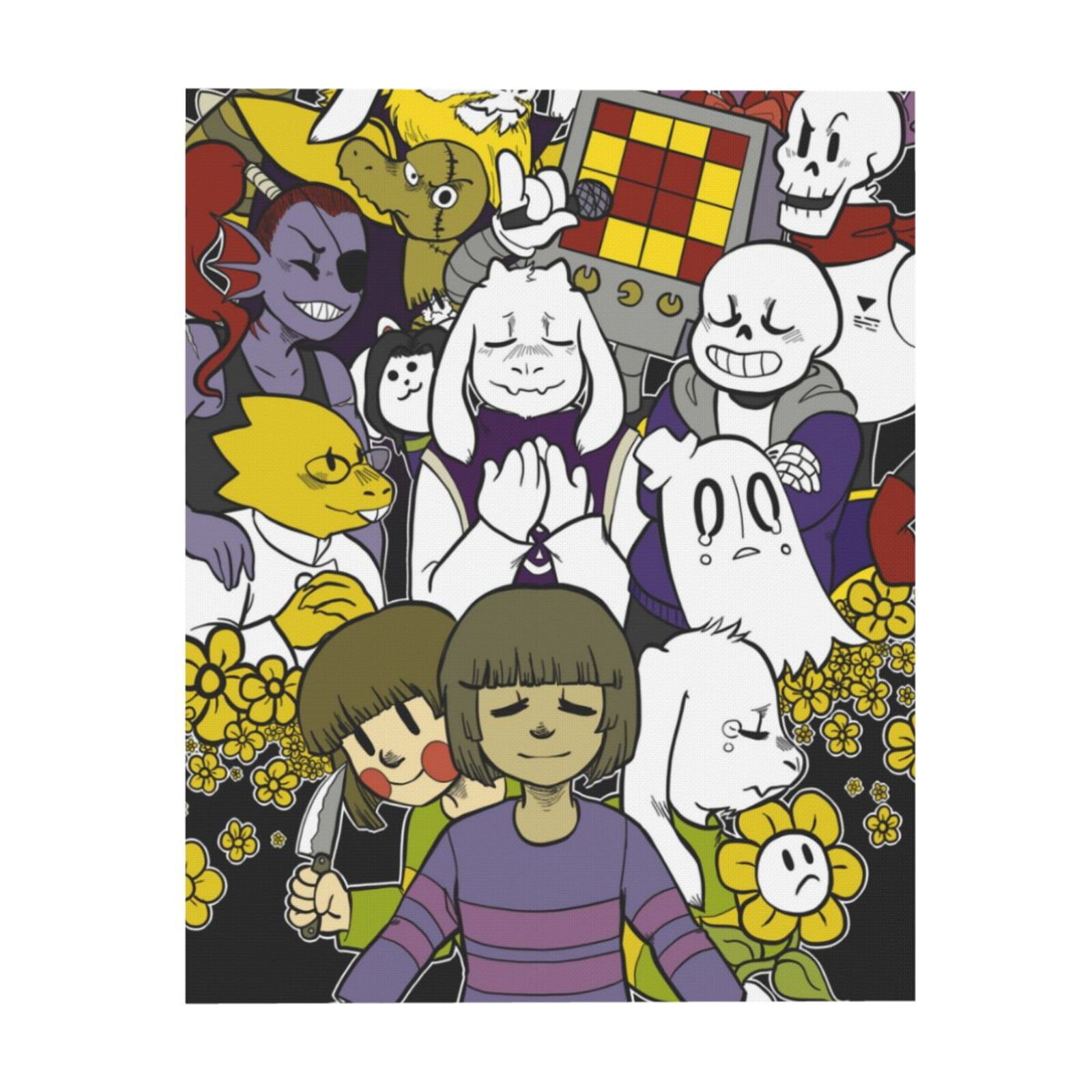 Undertale Game Play Canvas Decorative Poster Gift Art Picture Painting ...