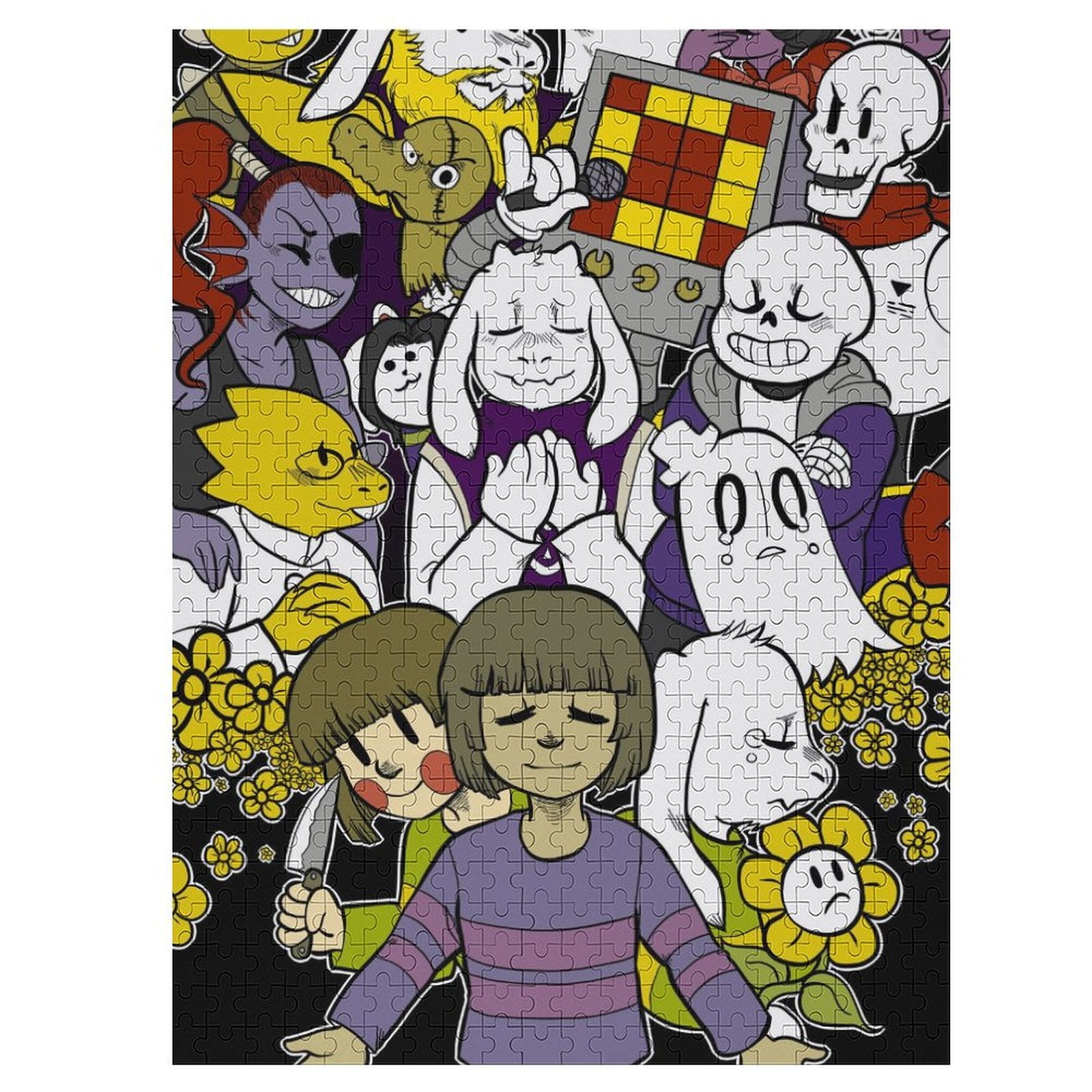 Undertale Game Play Jigsaw Puzzles Interlocking Puzzles Home Decor ...