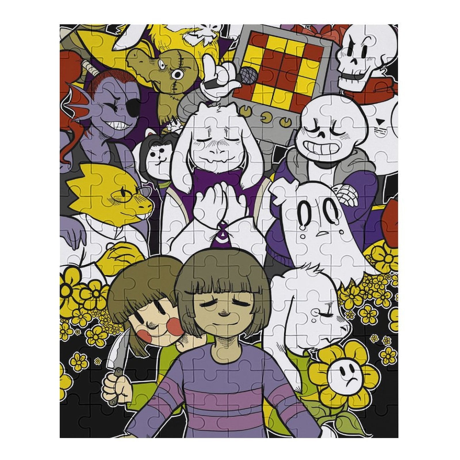 Undertale Game Play Jigsaw Puzzles Interlocking Puzzles Home Decor ...