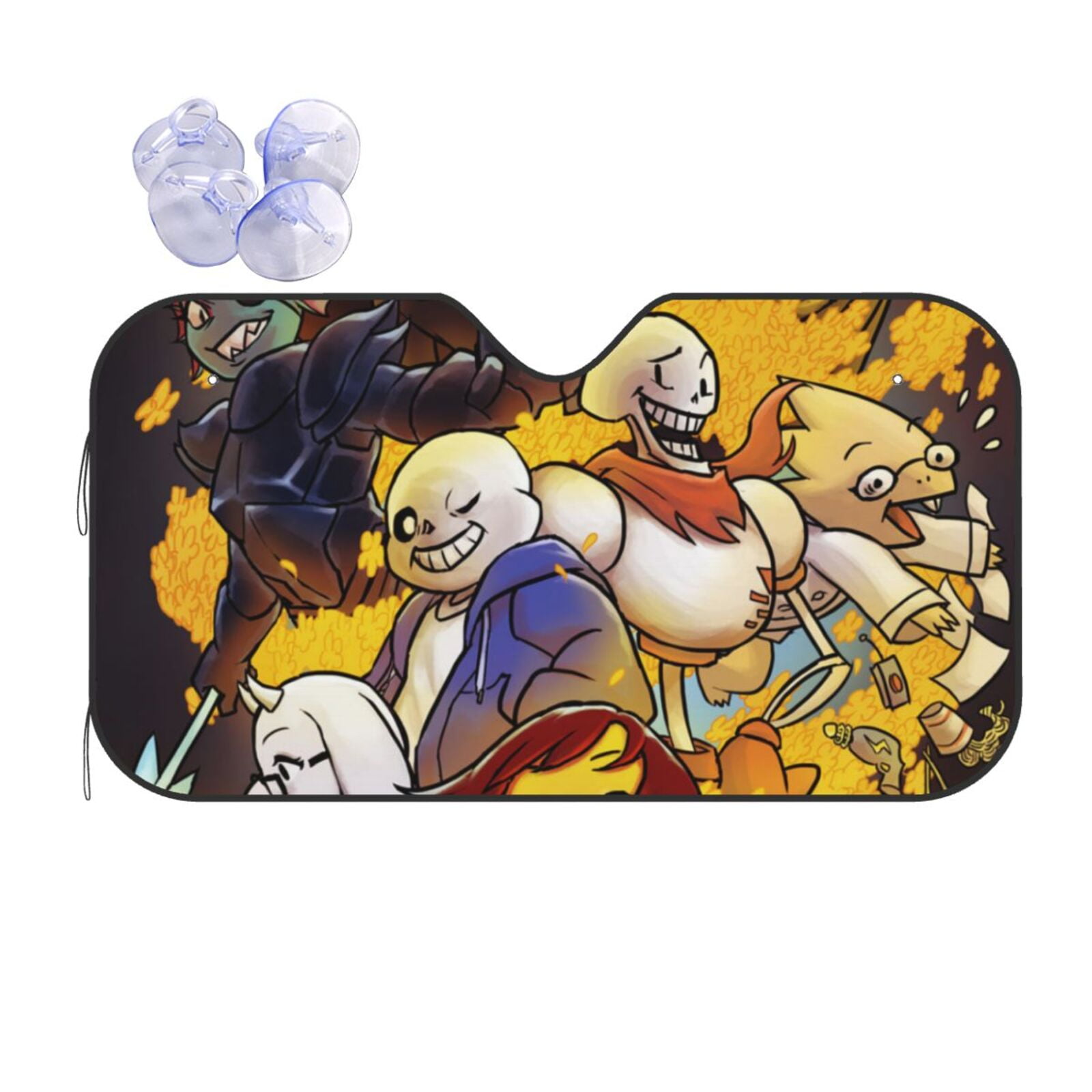 Undertale Game Poster Car Windshield Sun Shade Accessories Foldable ...