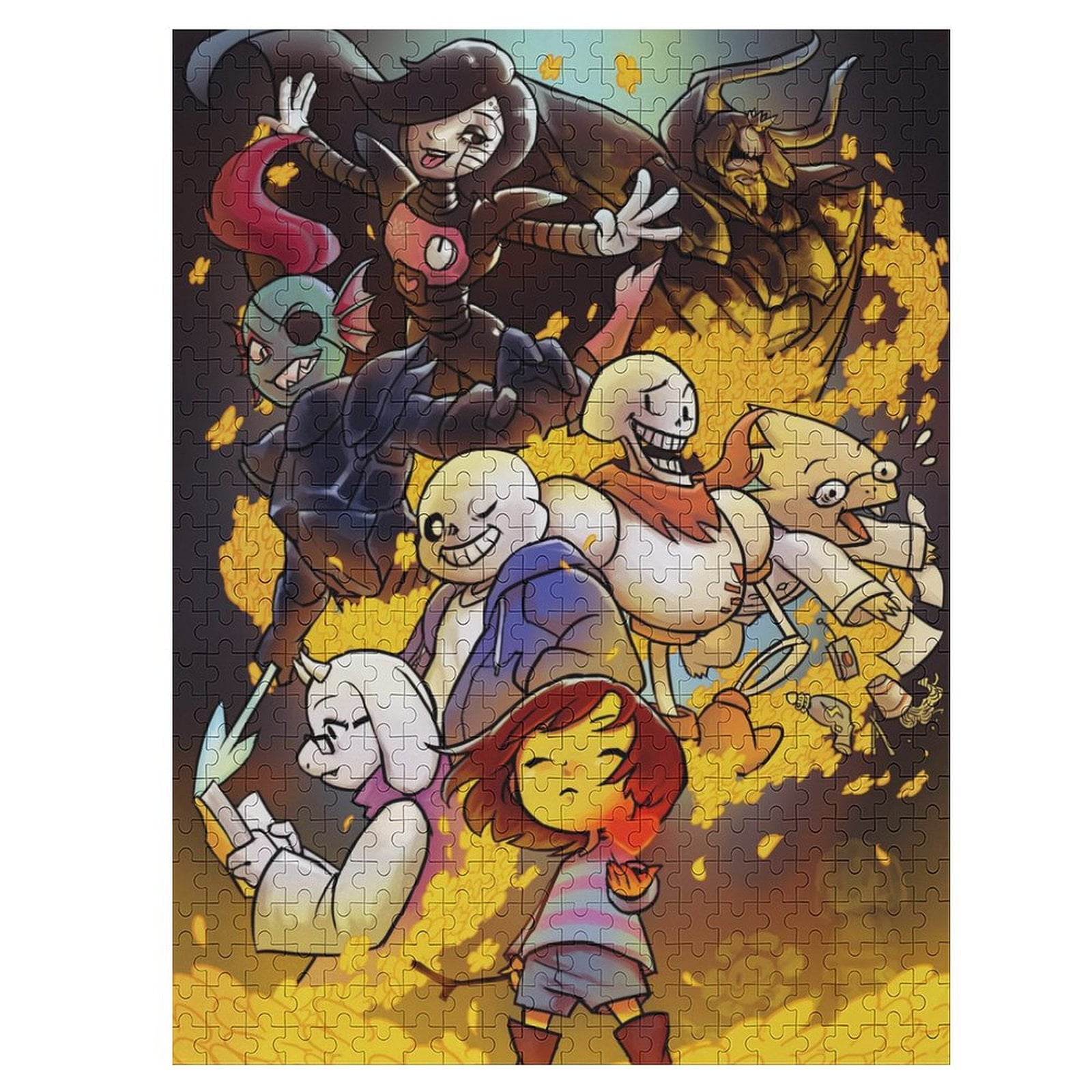 Undertale Game Poster Jigsaw Puzzles Interlocking Puzzles Home Decor ...