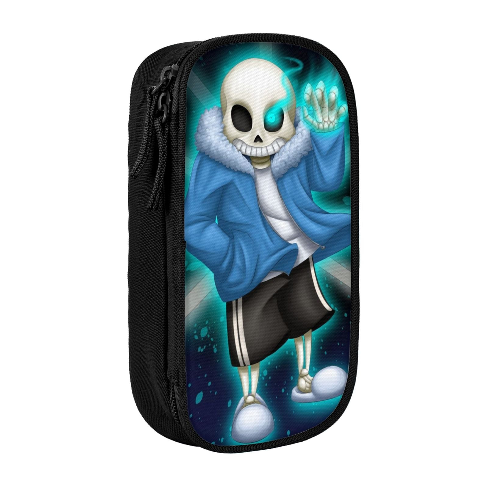 Undertale Game Sans Pencil Case Large Capacity Pencilcase Double-layer ...