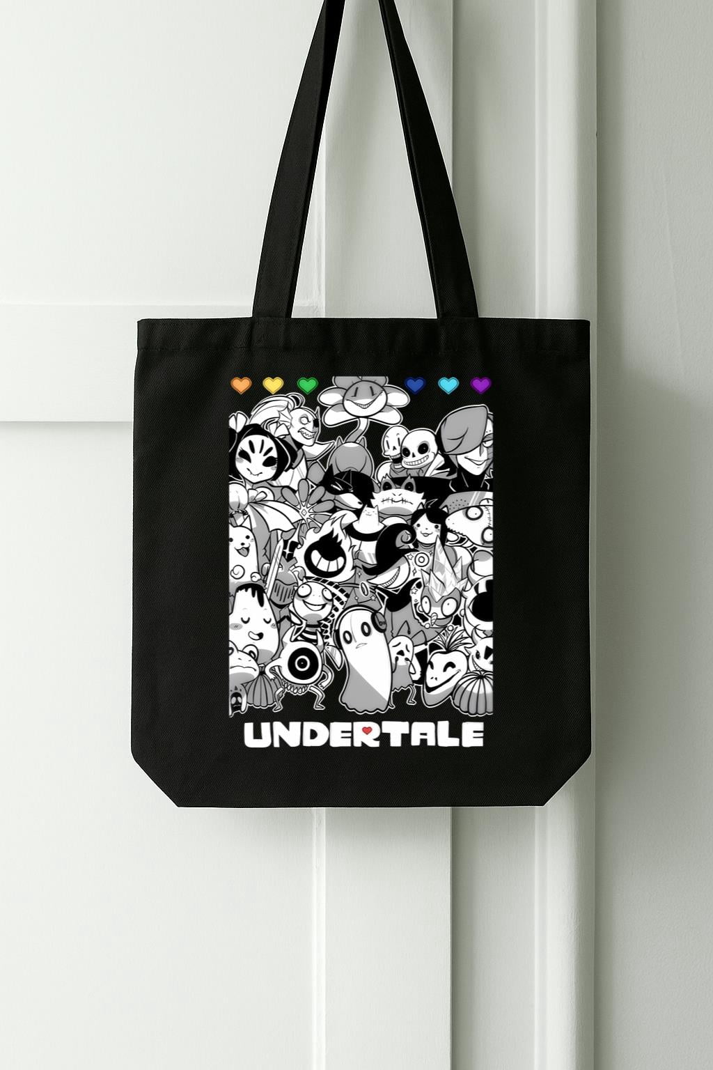 Undertale Gaming Tote Bag Sans Papyrus Toriel Undyne Alphys Inspired T ...