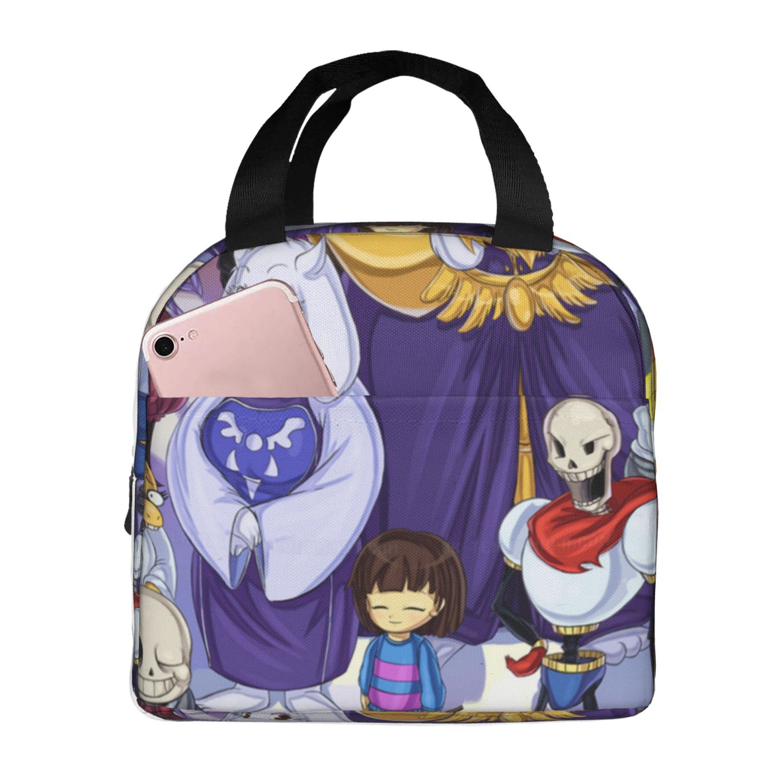 Undertale Insulated Lunch Bag Portable Lunchbag Reusable Thermal Cooler ...