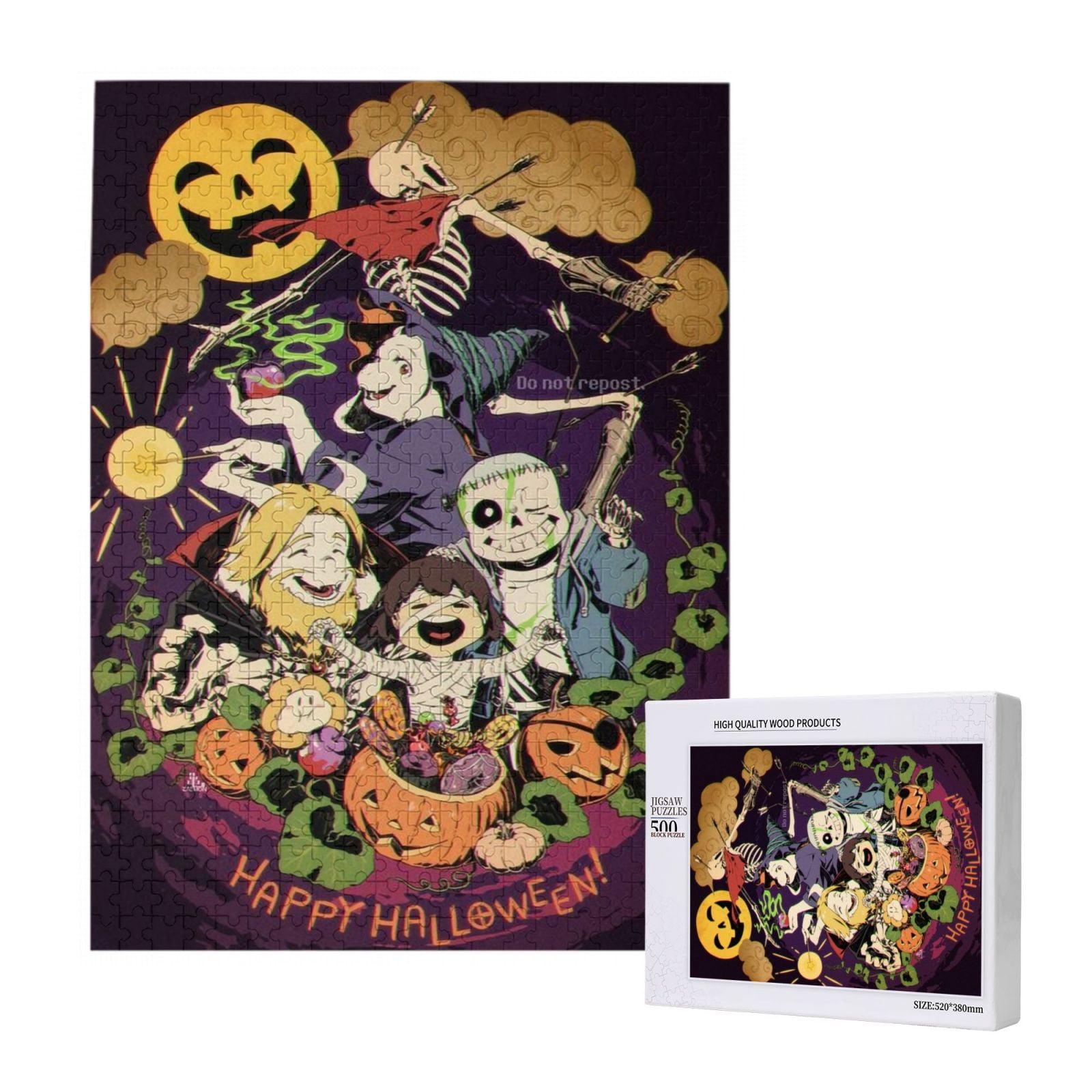 Undertale Jigsaw Puzzle 300 500 1000 Piece Colorful Puzzles Gifts for ...
