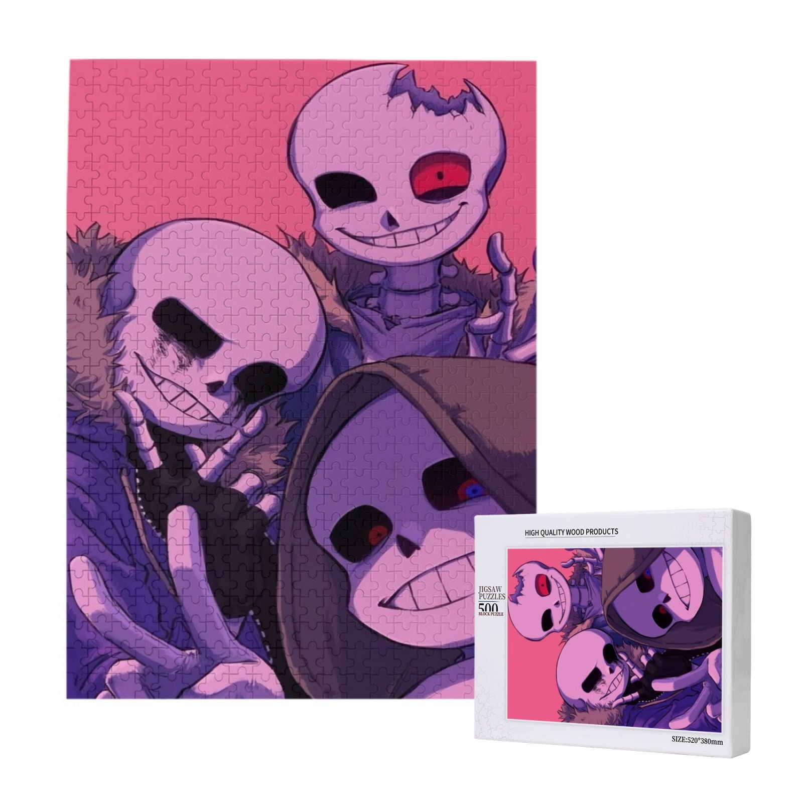 Undertale Jigsaw Puzzle 300 500 1000 Piece Colorful Puzzles Gifts for ...