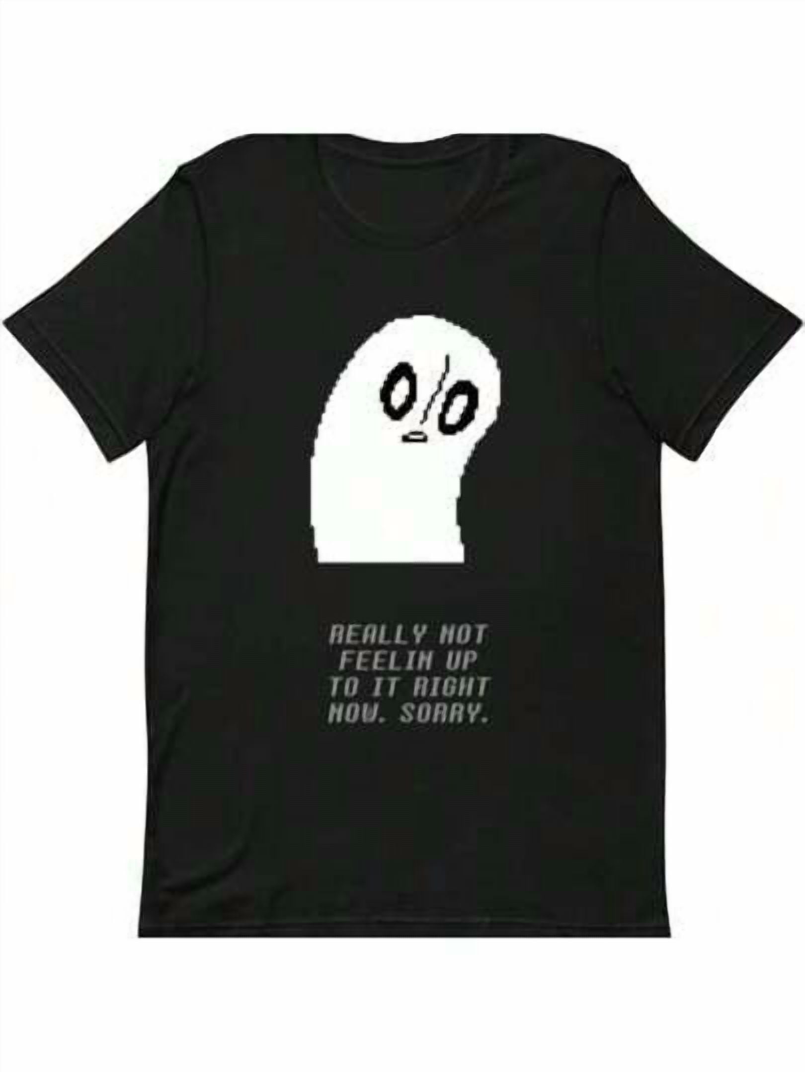 Undertale - Napstablook T-Shirt Black As Present - Walmart.com