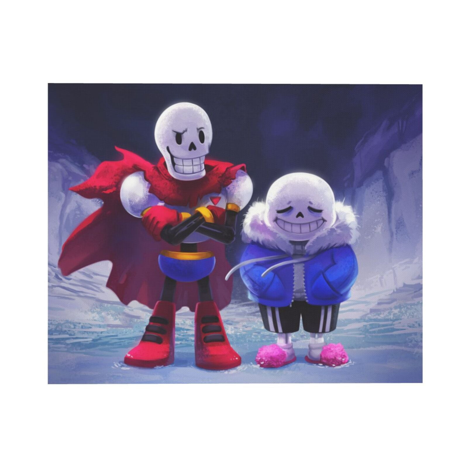 Undertale Papyrus Sans Canvas Decorative Poster Gift Art Picture Painting Bedroom Painting ...