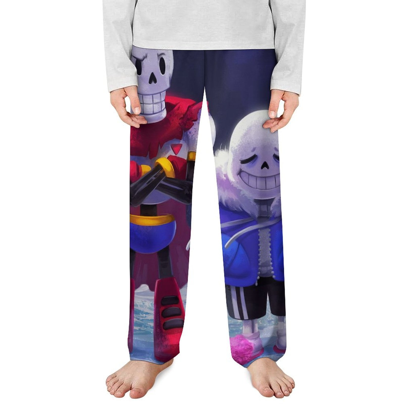 Undertale Papyrus Sans Children's Pajamas Cozy Lounge Straight Leg ...