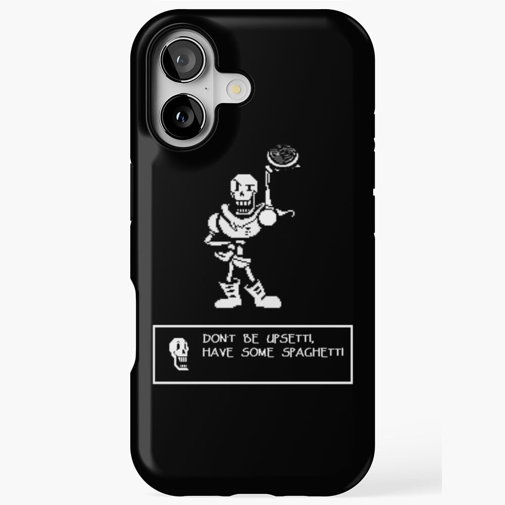 Undertale Papyrus Spaghetti Meme Funny Quote Case for iPhone 11 12 13 ...