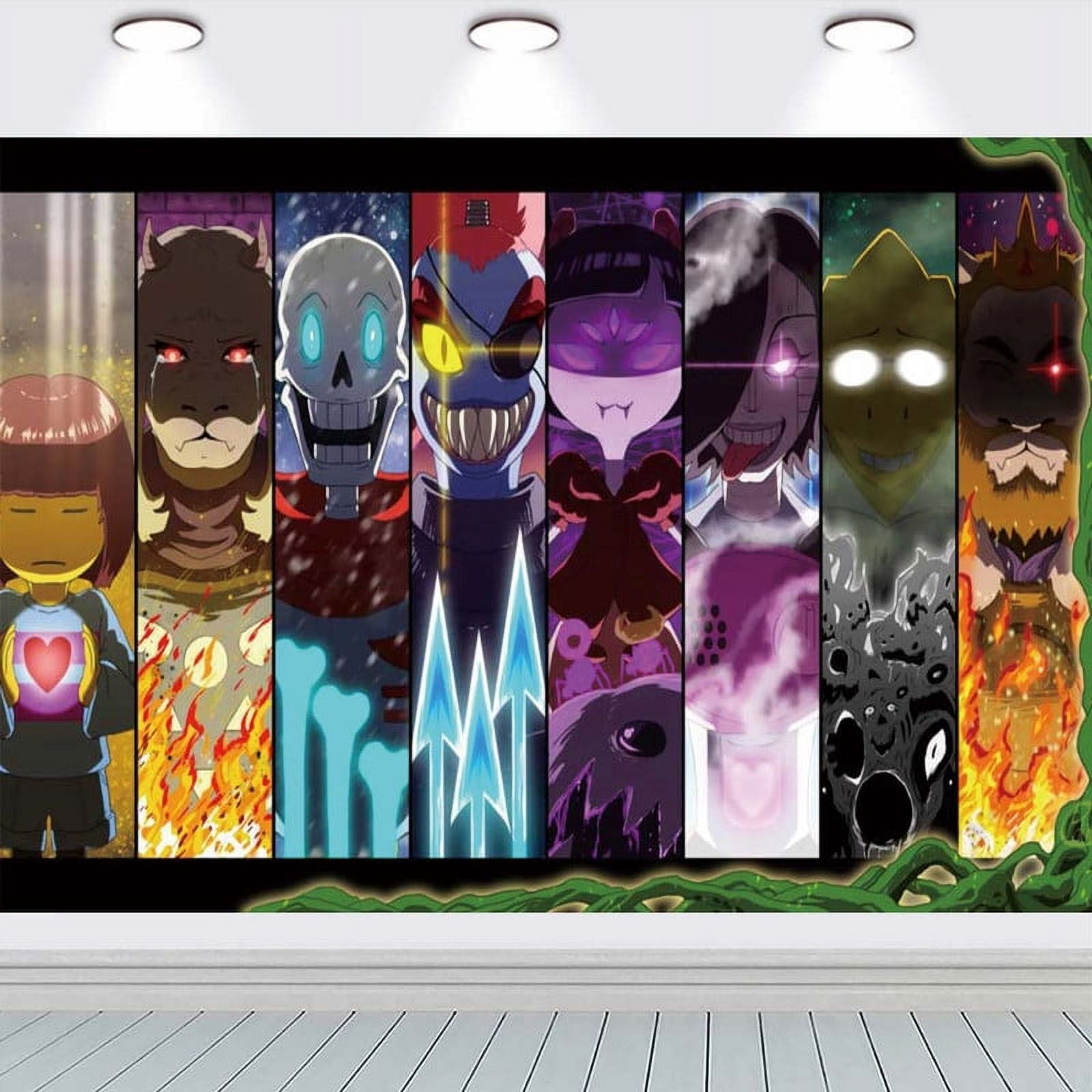 Undertale Party Supplies Backdrop Banner Poster Birthday Decorations ...