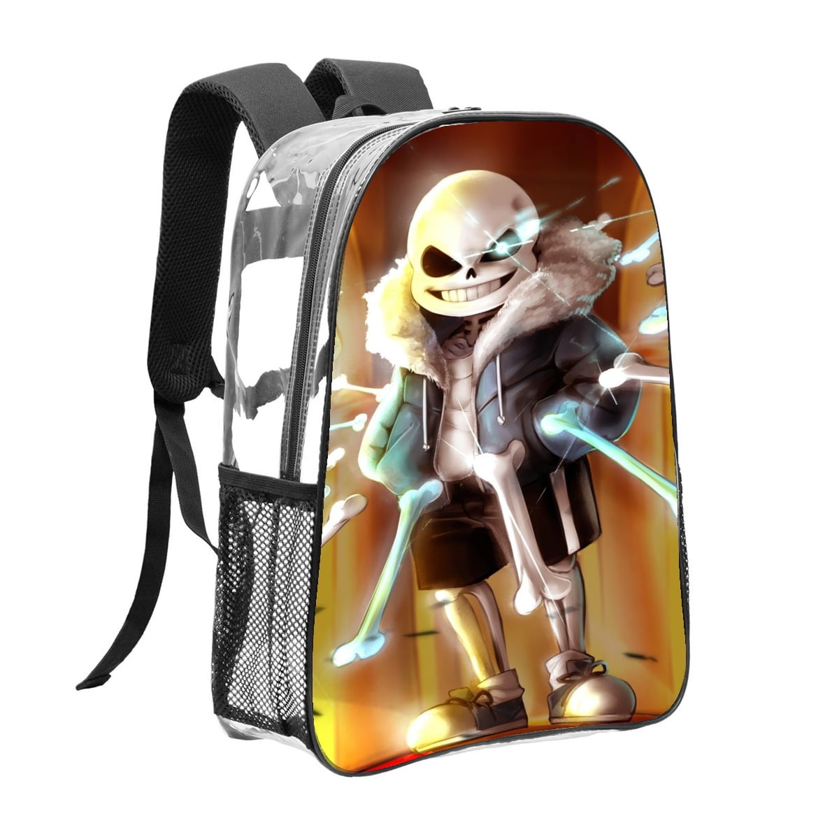 Undertale Pattern Transparent Backpack Lightweight And fashionable ...