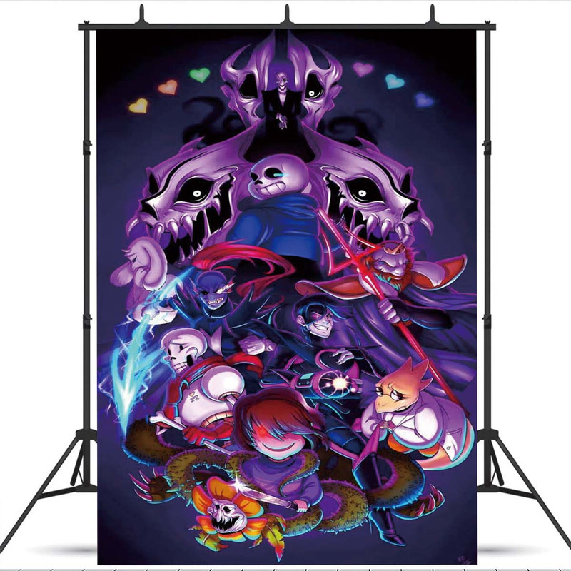 Undertale Poster Backdrop Banner Party Supplies Birthday Decorations ...