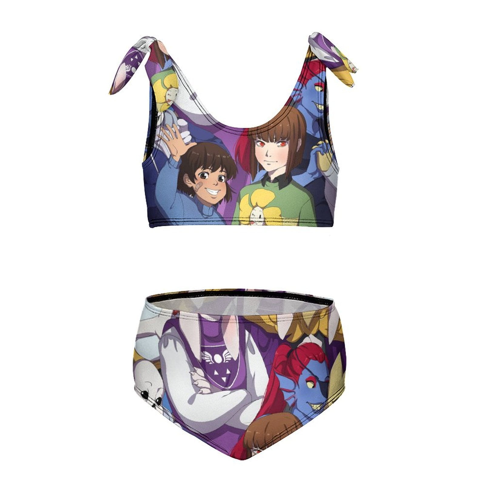 Undertale Poster Girls Swimsuits Set 2pcs Summer Holiday Bathing Suit ...