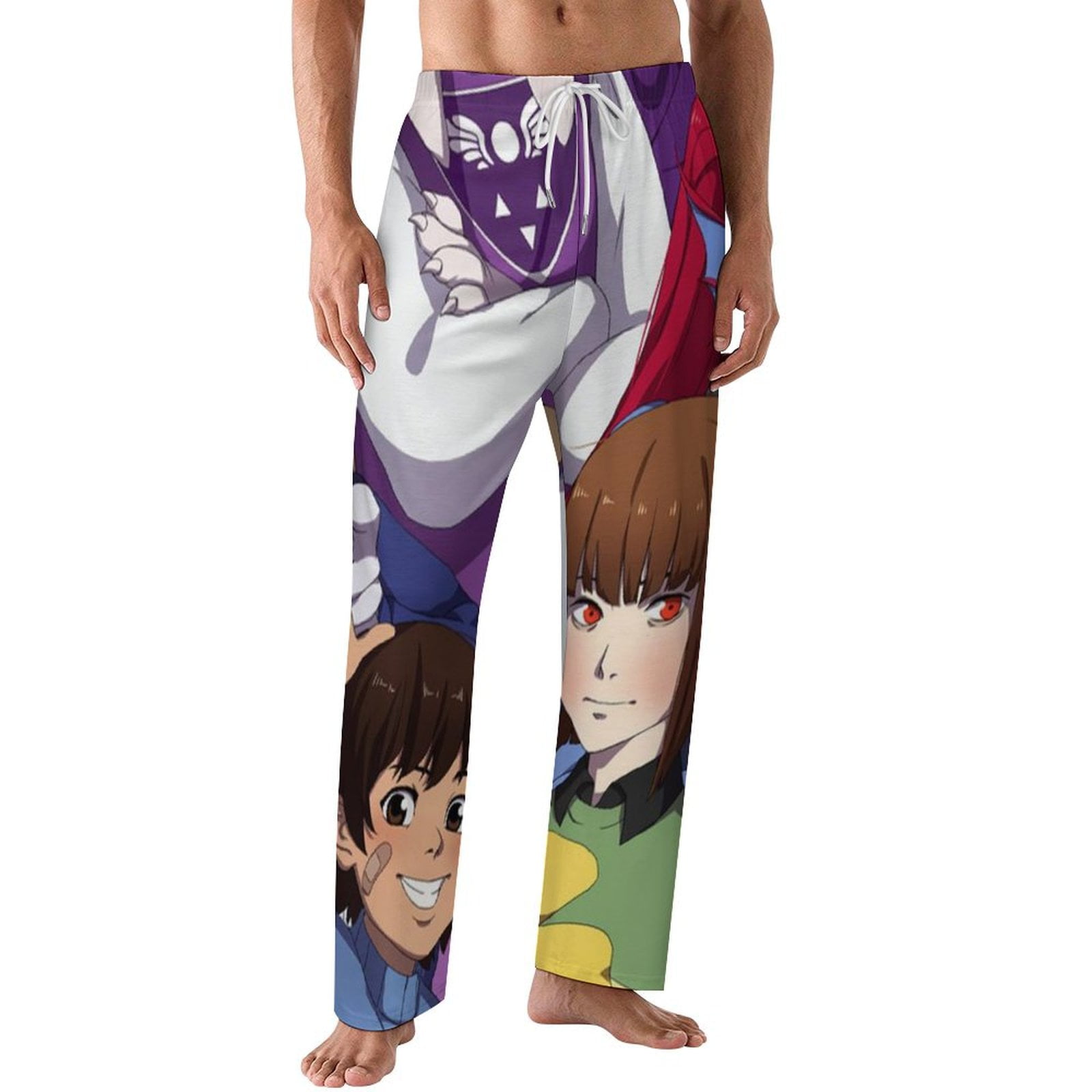 Undertale Poster Mens Pajama Pants Cozy Soft Lounge Sleep Pajamas Pants ...