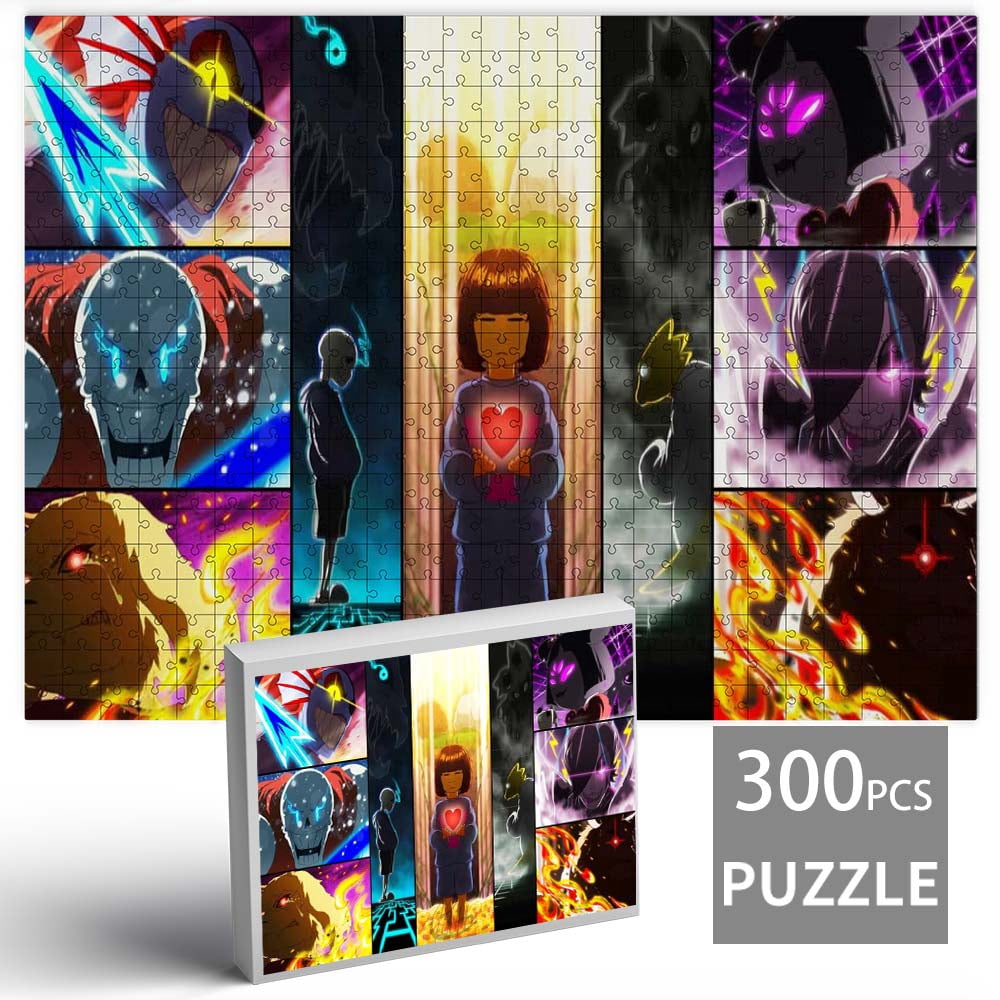 Undertale Puzzles for Adults 300 Pieces Teens Jigsaw Challenging Hard ...