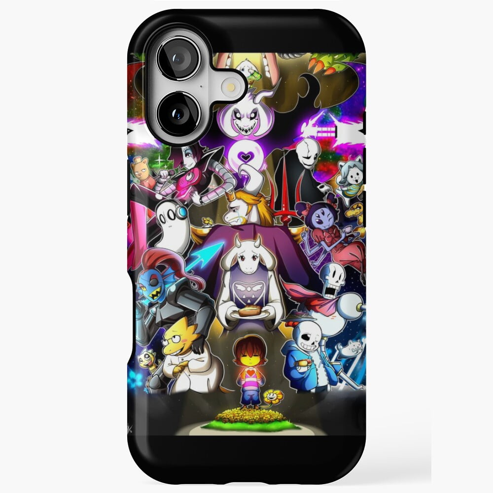 Undertale Retro Pixel Cartoon Meme Emblem Case for iPhone 11 12 13 14 ...