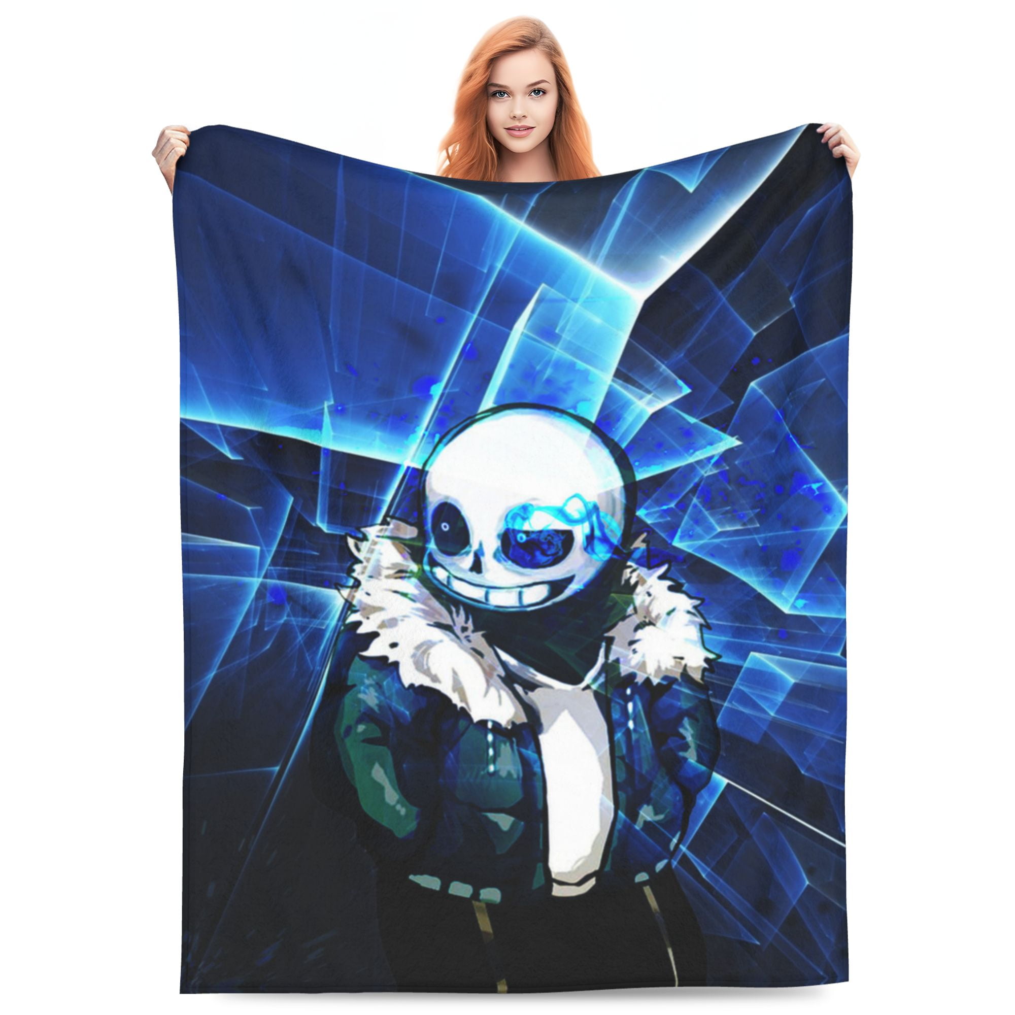 Undertale Sans 3D Printing Blanket, Lightweight Throw Blankets Flannel ...