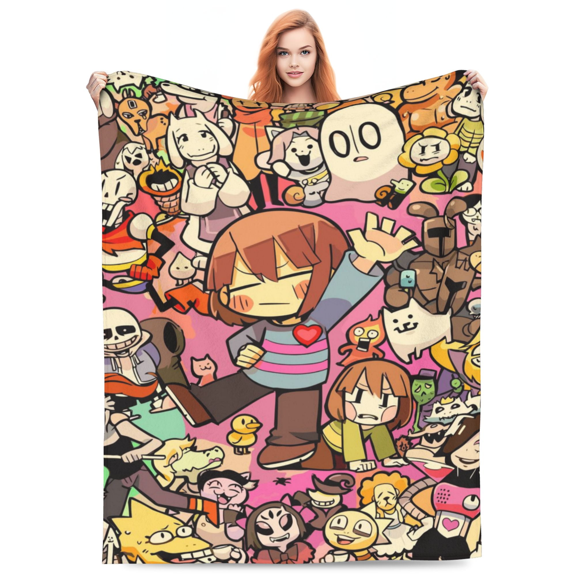 Undertale Sans 3D Printing Blanket, Lightweight Throw Blankets Flannel ...