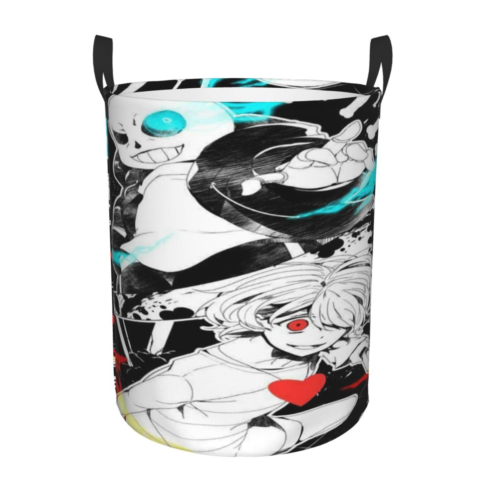 Undertale Sans 3d Graphic Flame Laundry Basket Fire Flame Clothes ...