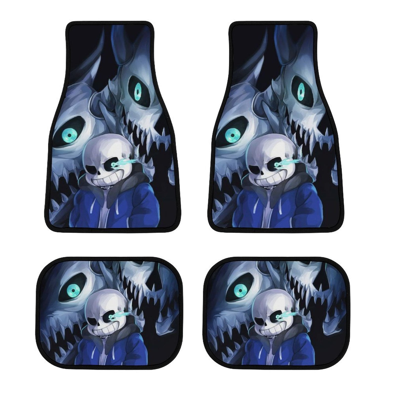 Undertale Sans 4 Pcs Car Floor Mats Universal Fit Floor Mats Front ...