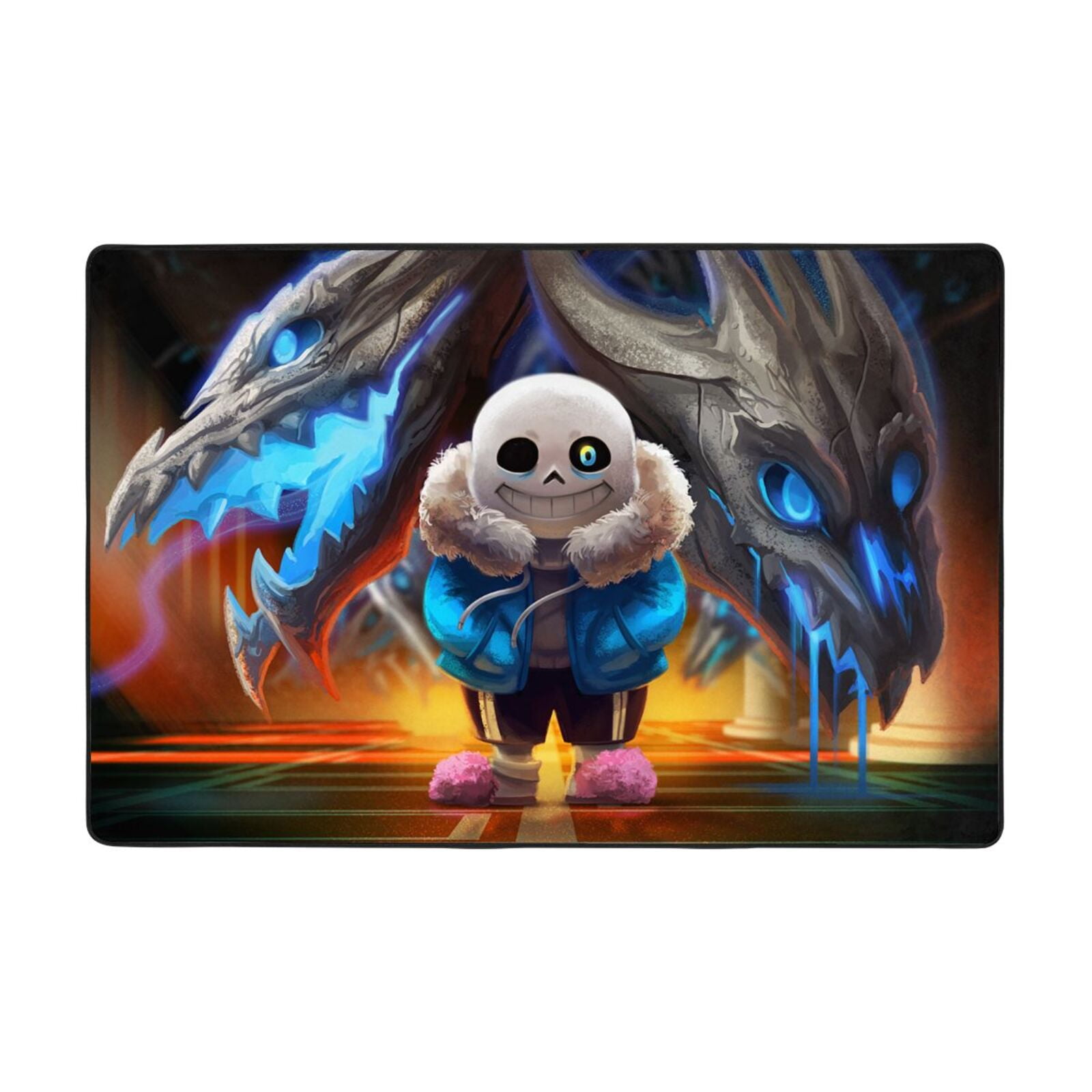 Undertale Sans Area Rugs Kid Bedroom Soft Mat Carpet Non-Slip Washable ...