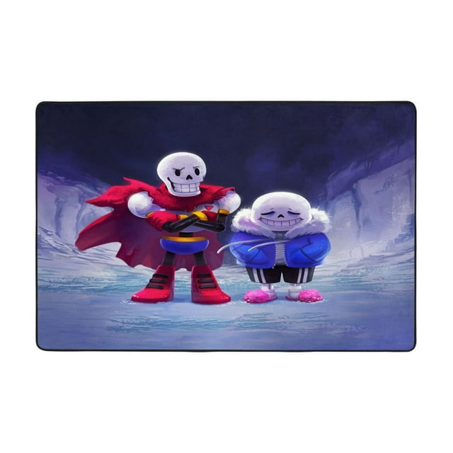 Undertale Sans Area Rugs Kid Bedroom Soft Mat Carpet Non-Slip Washable ...