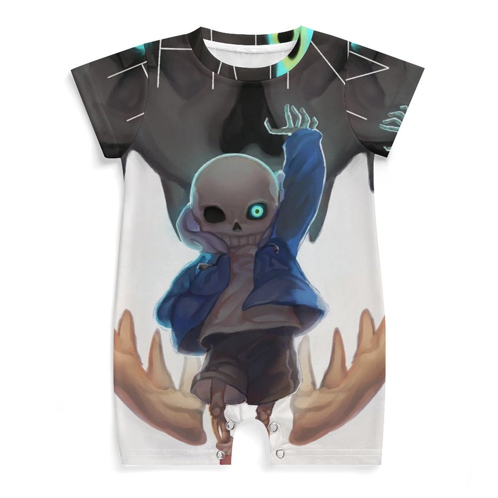 Undertale Sans Baby Romper Jumpsuit Summer Short Sleeve One-Piece ...