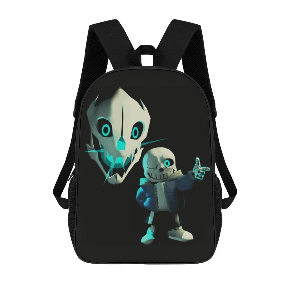 Undertale Sans Backpack 17 Inch Shoulder Bag Sturdy Laptop Backpack ...