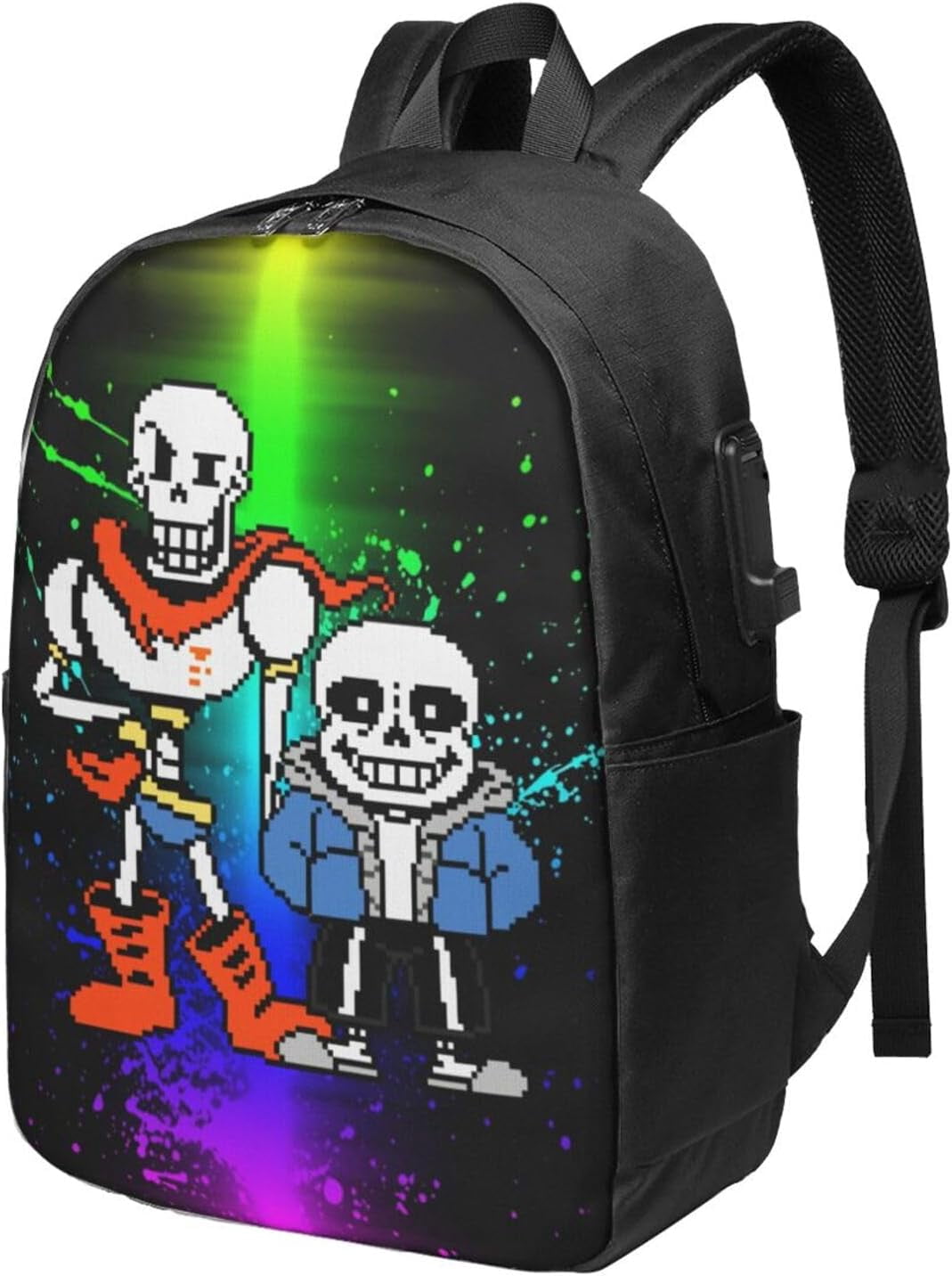 Undertale Sans Backpack Men Women Computer Bag with USB Port Laptop ...