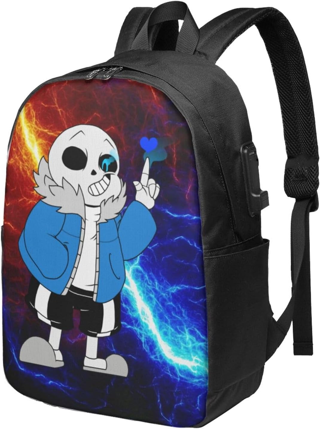 Undertale Sans Backpack Men Women Computer Bag with USB Port Laptop ...