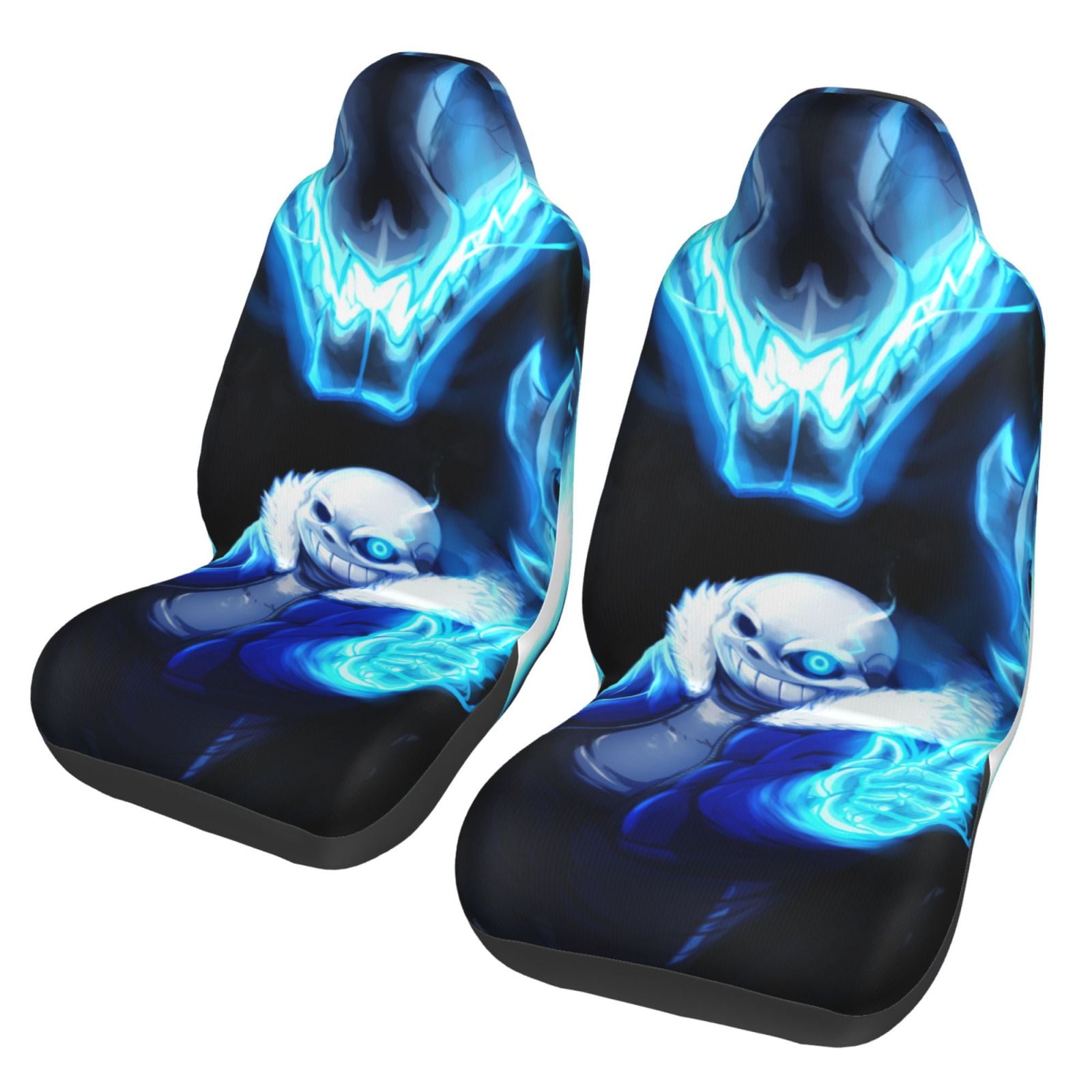 Undertale Sans Car Seat Covers 2 Pcs Seat Protector Cover Universal ...
