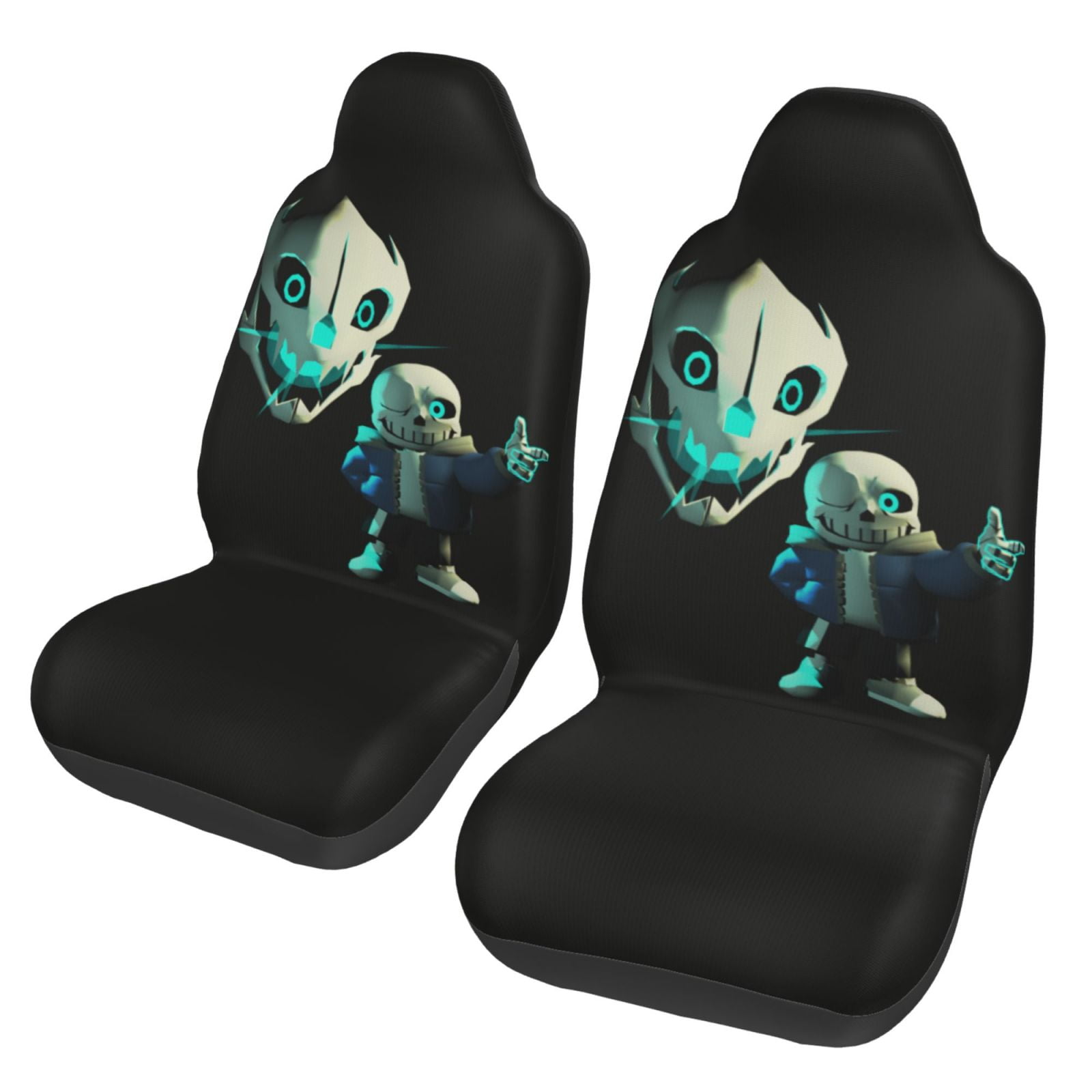 Undertale Sans Car Seat Covers 2 Pcs Seat Protector Cover Universal ...