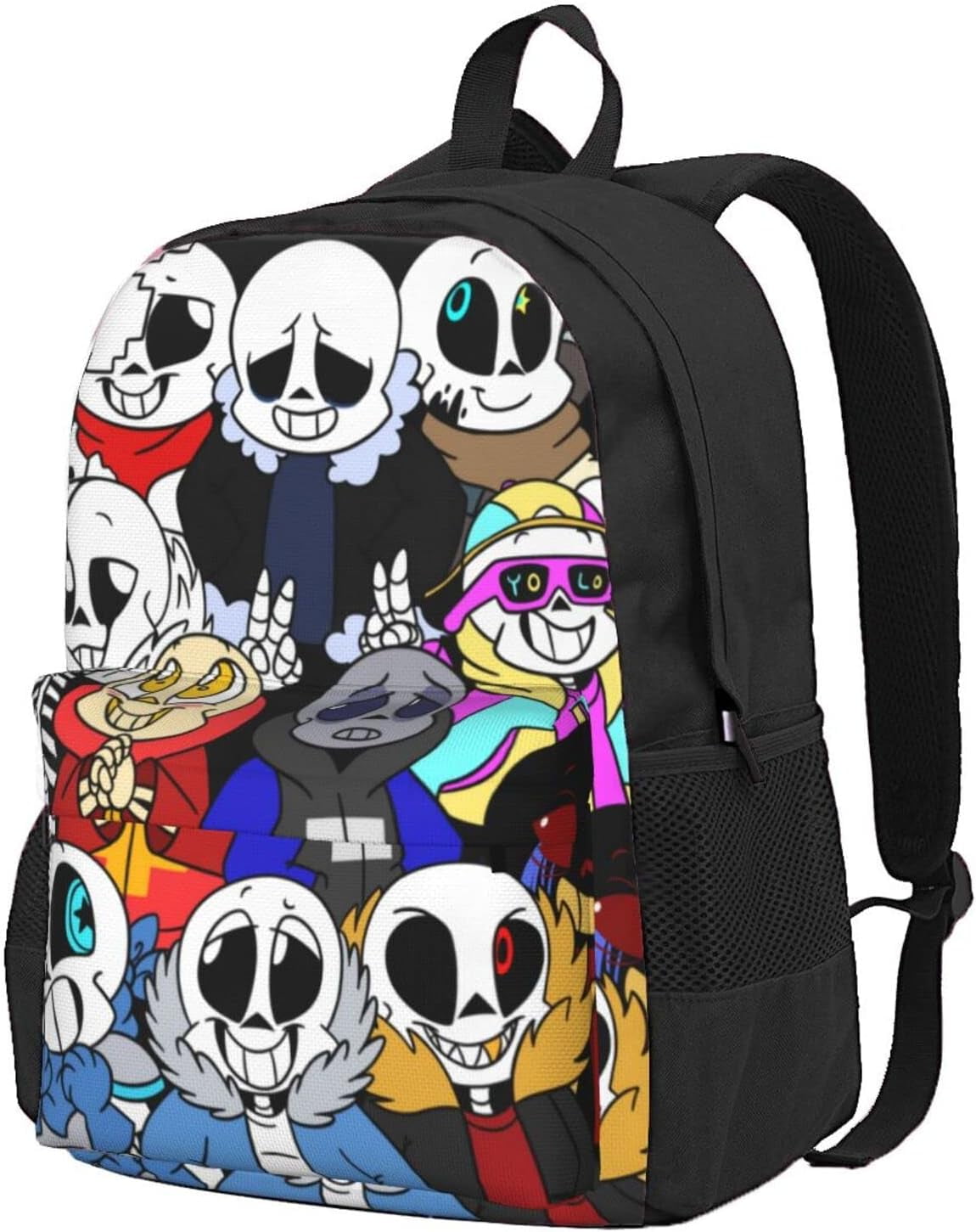 Undertale Sans Cartoon Backpack Laptop Backpack Casual Travel Sports ...