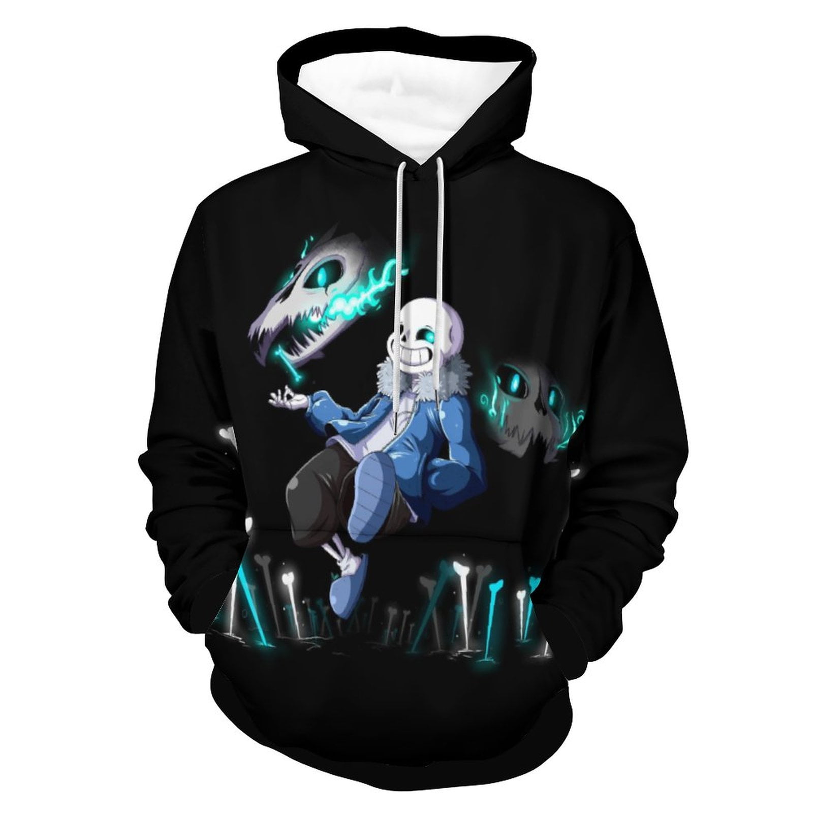 Undertale Sans Casual Hoodie for Men Women Active Hooded Sweatshirt ...
