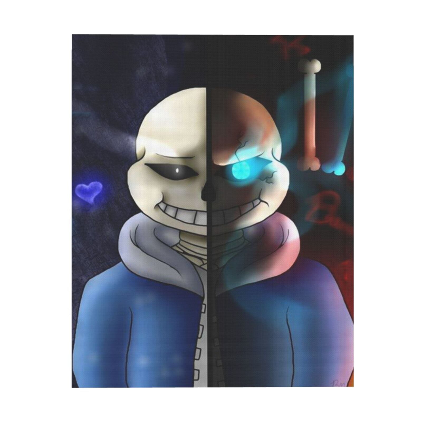 Undertale Sans Character Canvas Decorative Poster Gift Art Picture ...