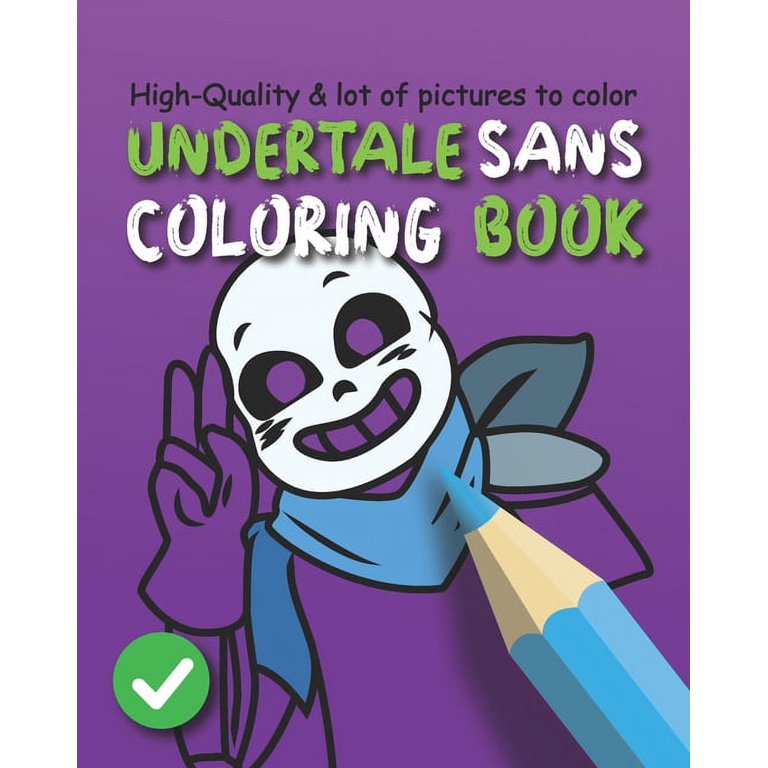 sans undertale coloring pages