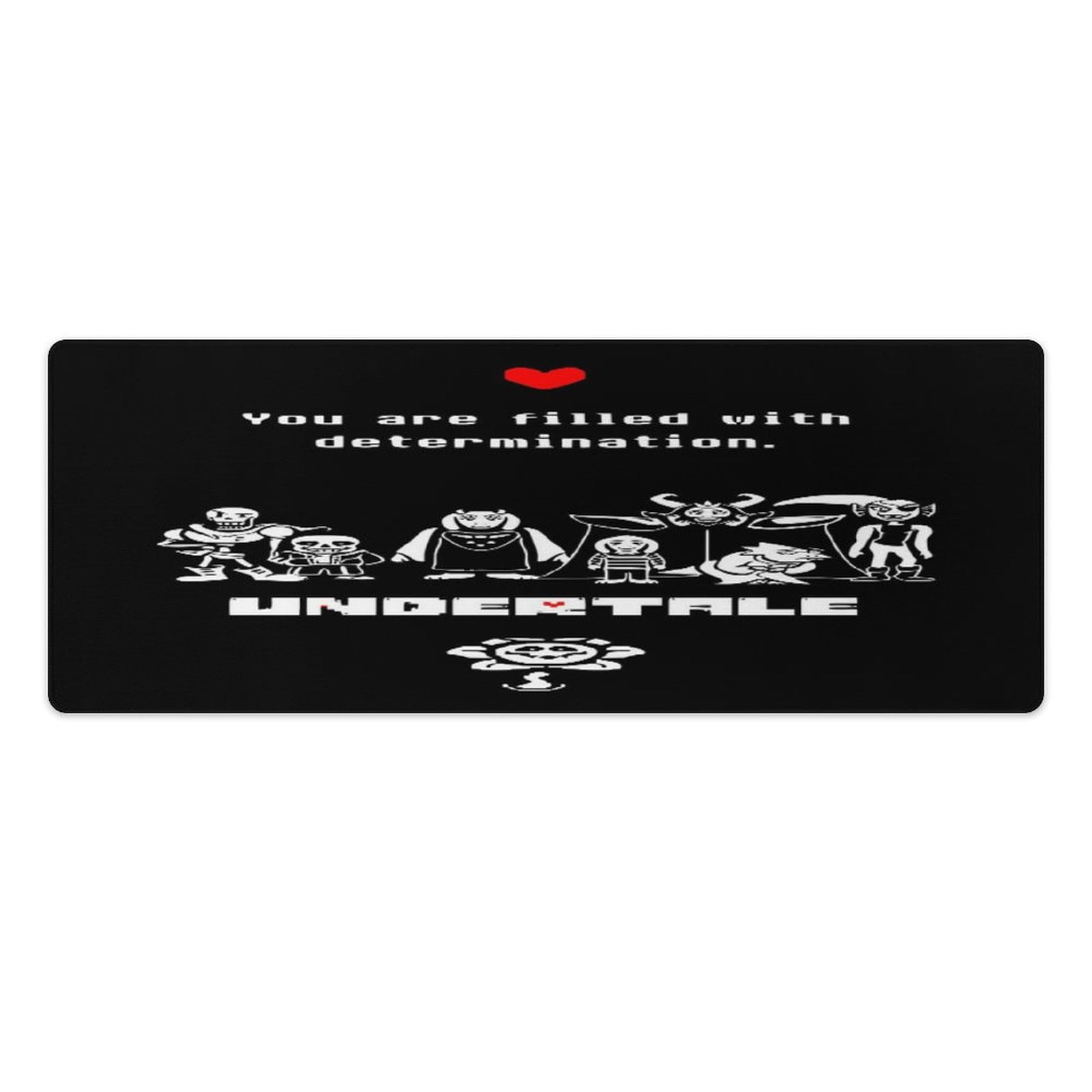 Undertale Sans Computer Mouse Mat with Anti-Slip Rubber Base Anti-Fray ...
